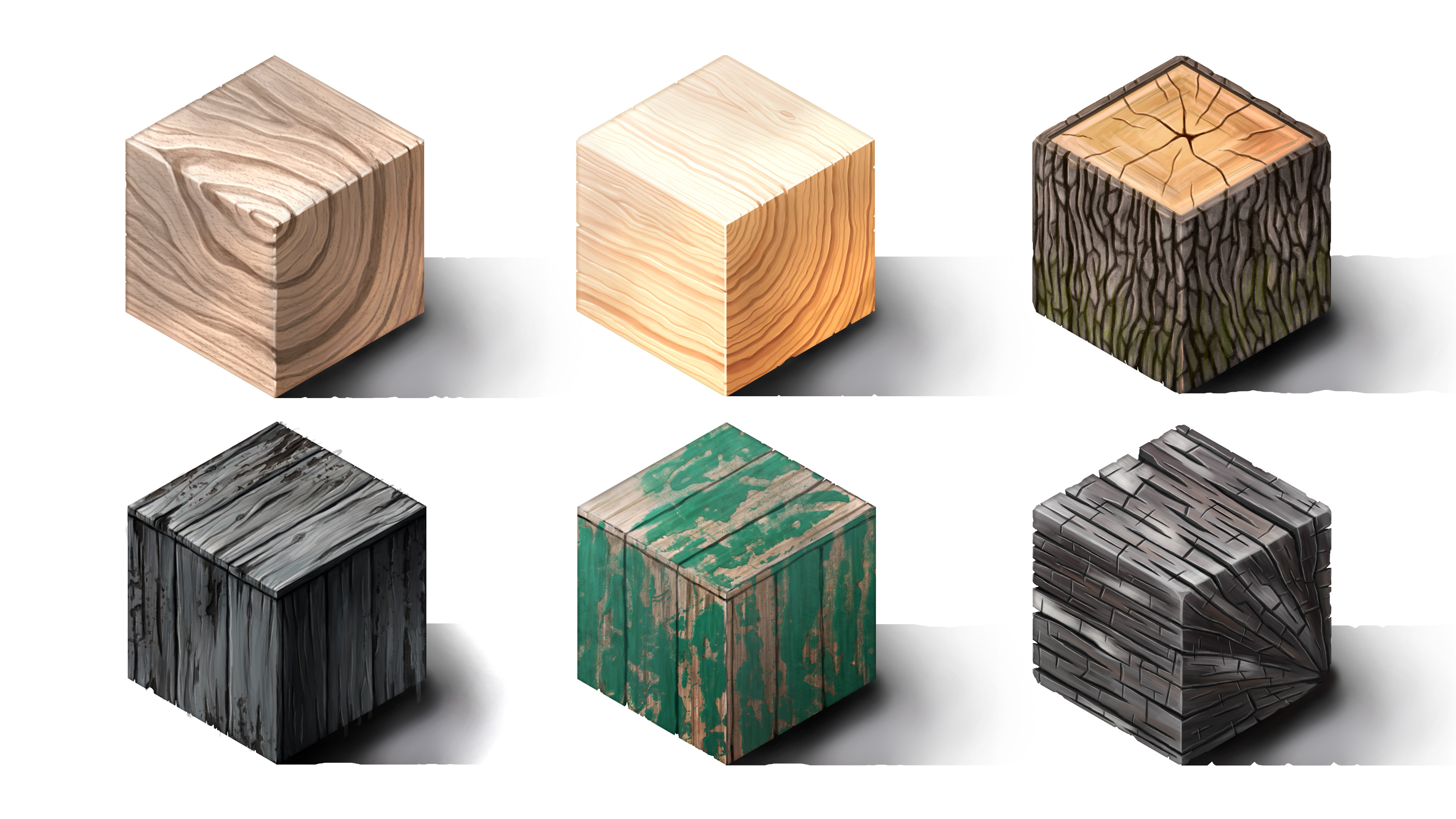 Nathanael Gulbranson - Material Cube Studies