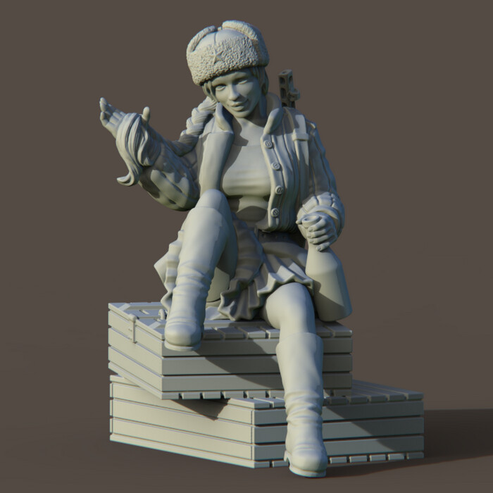 ArtStation - Marusha of the Red Army