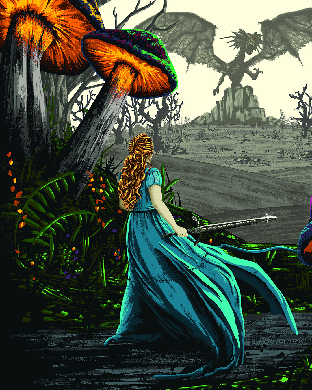 tim burton alice in wonderland drawings