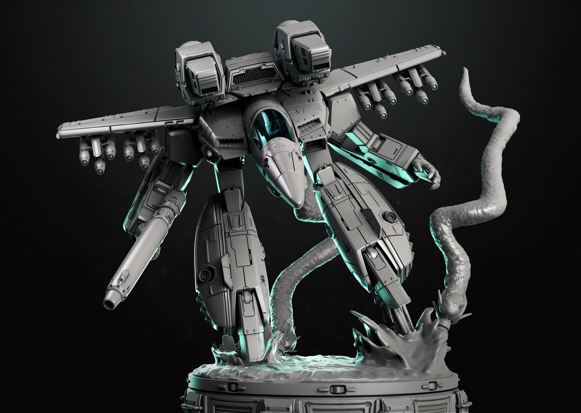 Christopher Cao - VF-1J Officers Veritech Guardian Mode - Prime 1 ...
