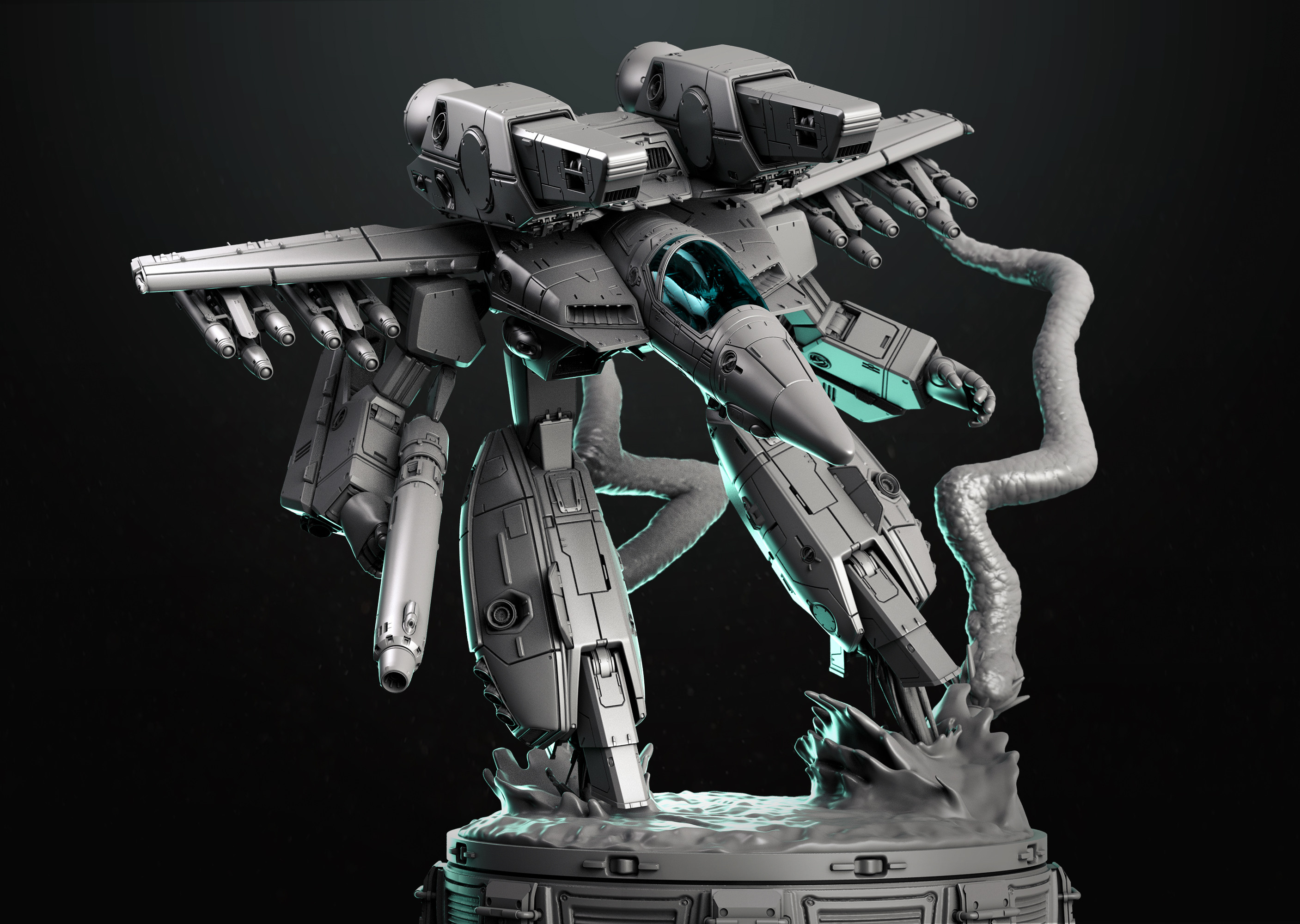 Christopher Cao - VF-1J Officers Veritech Guardian Mode - Prime 1 ...