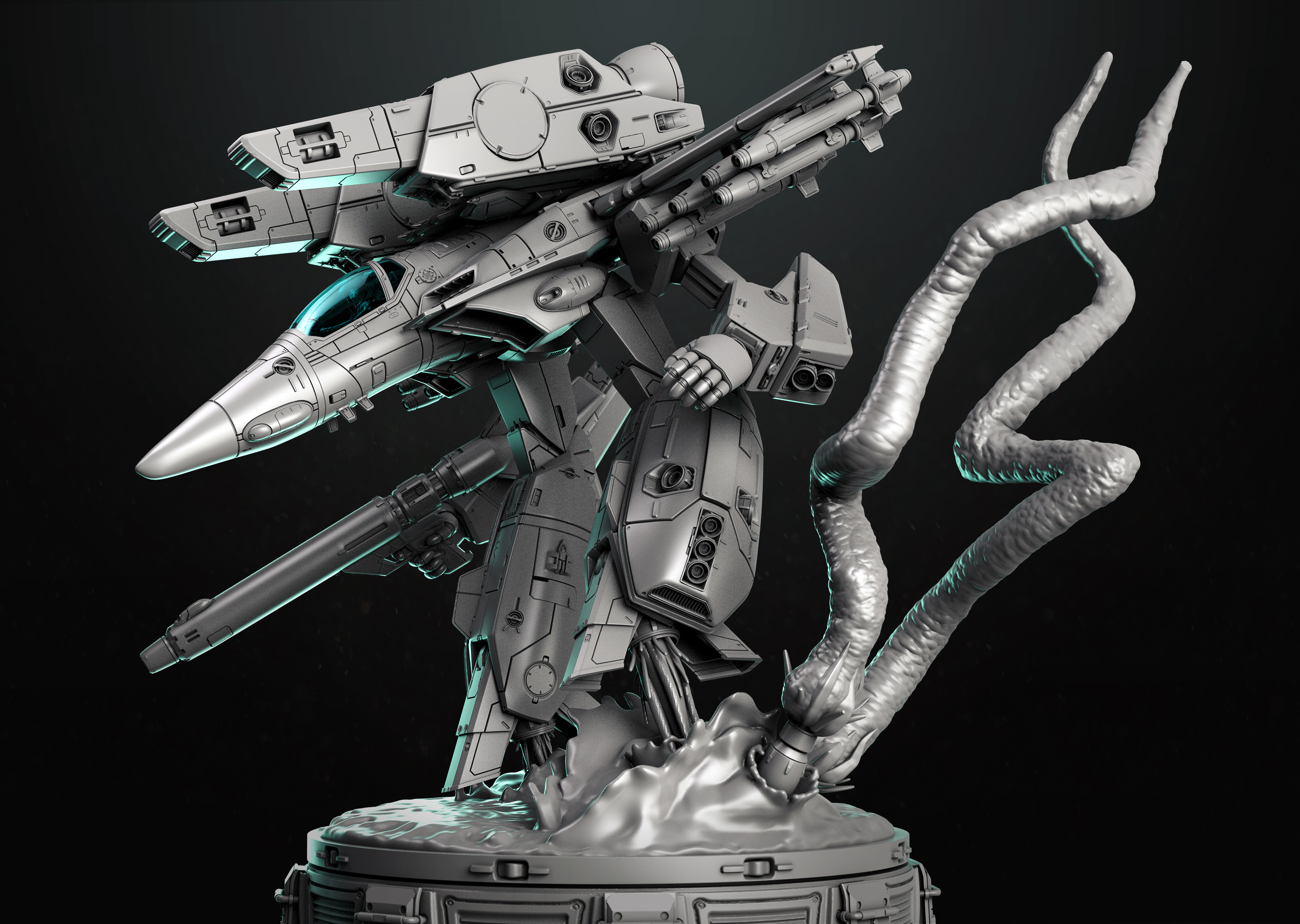 Christopher Cao - VF-1J Officers Veritech Guardian Mode - Prime 1 ...