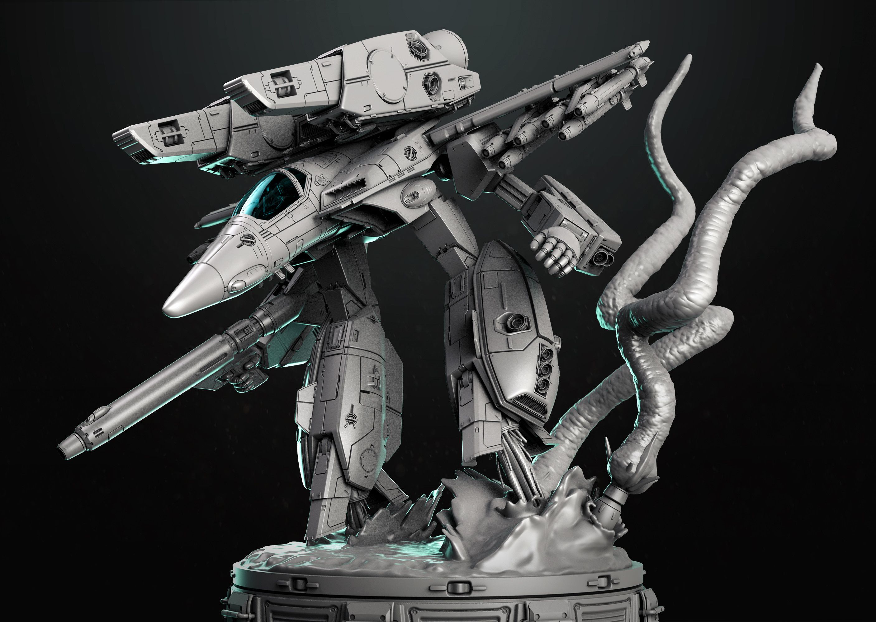 Christopher Cao - VF-1J Officers Veritech Guardian Mode - Prime 1 ...