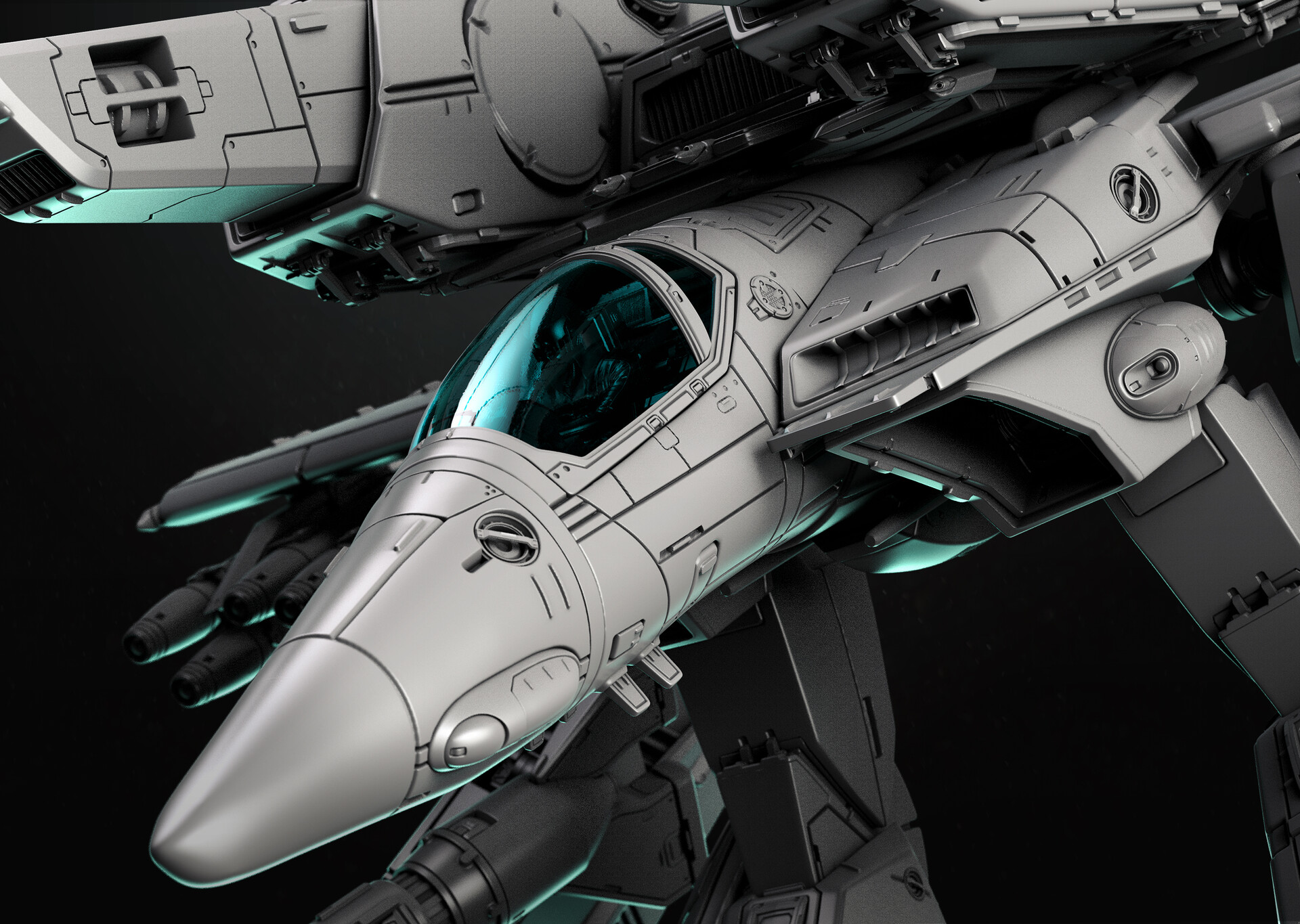 Christopher Cao - VF-1J Officers Veritech Guardian Mode - Prime 1 ...