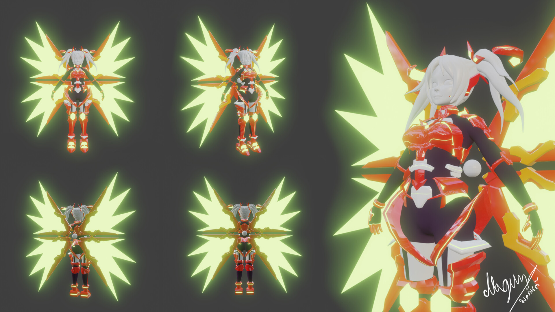 ArtStation - Girl armor