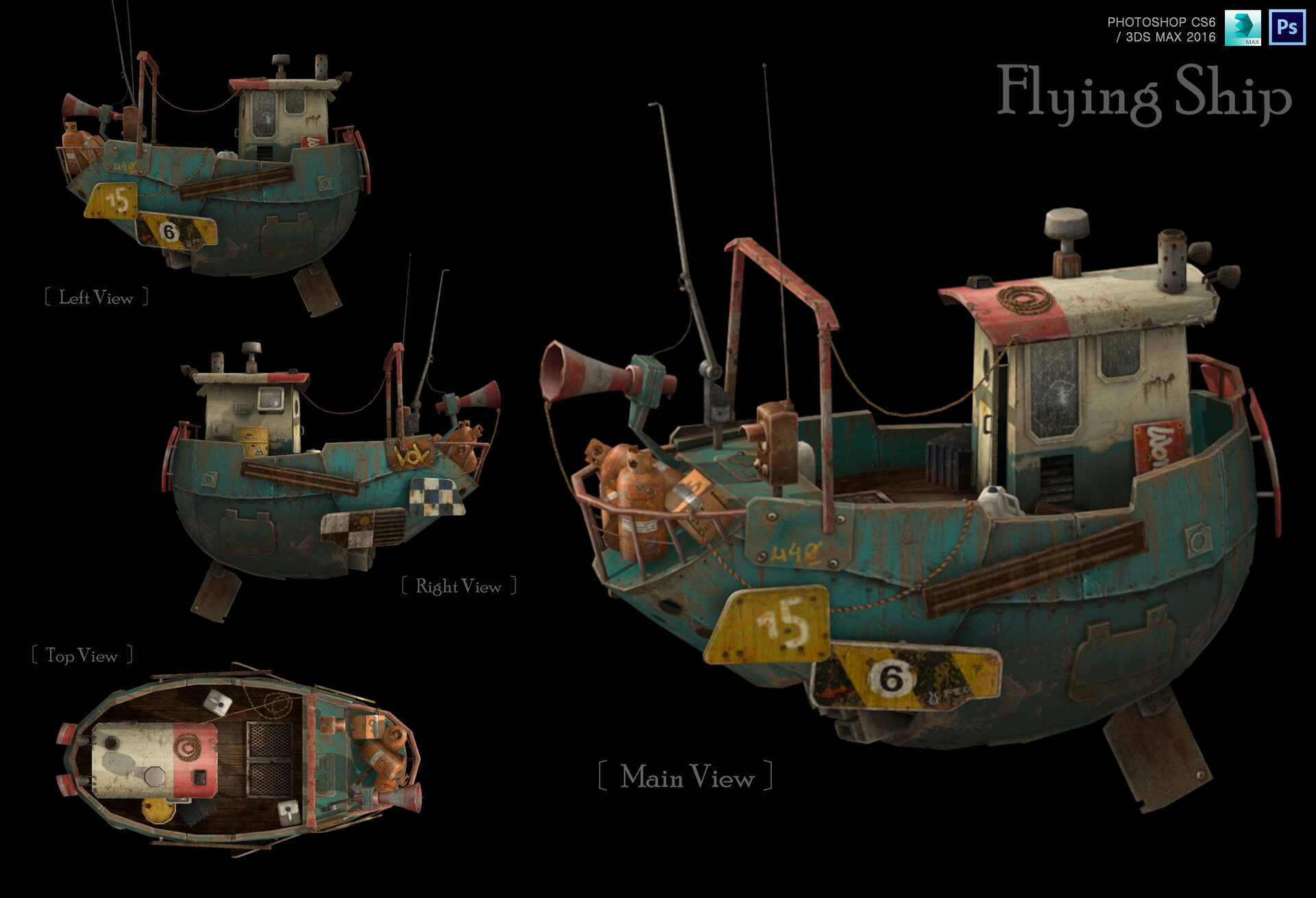 ArtStation - Flying Ship - Fan art, Kim SeongJin
