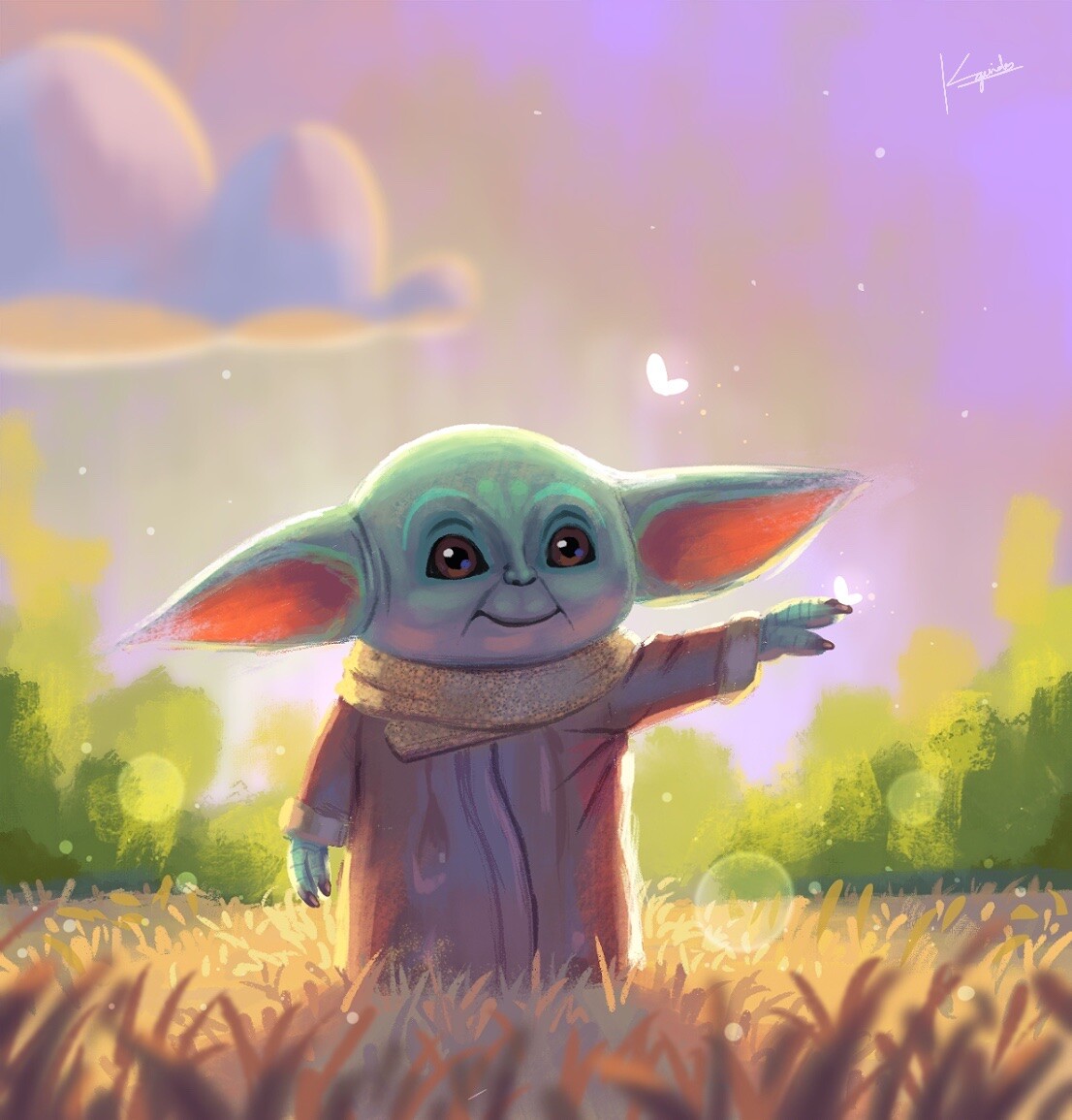 ArtStation - Baby Yoda ( FanArt )