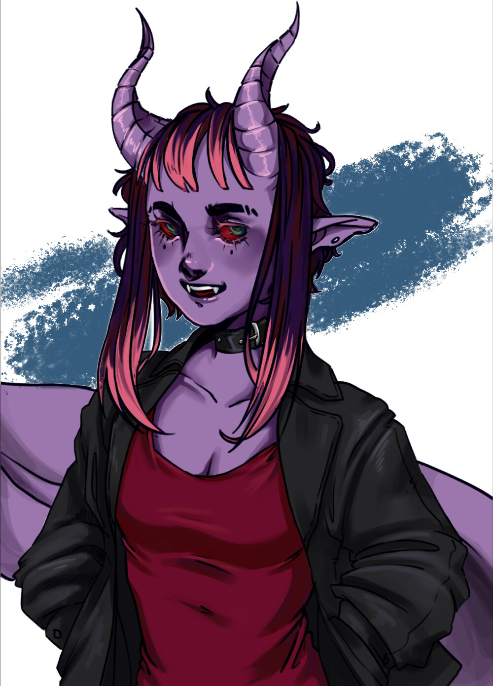 ArtStation - Zura - the demon teen