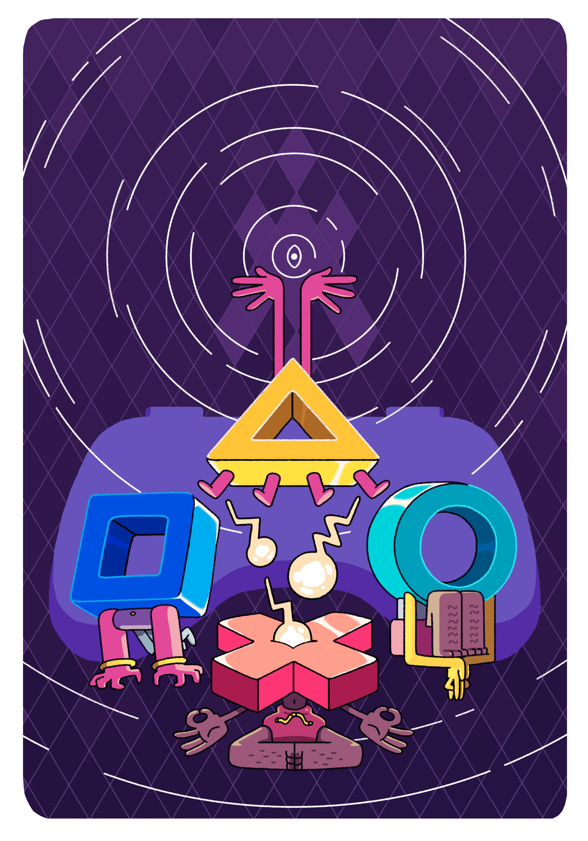 ArtStation - The Mighty Square, Circle, Triangle and Cross