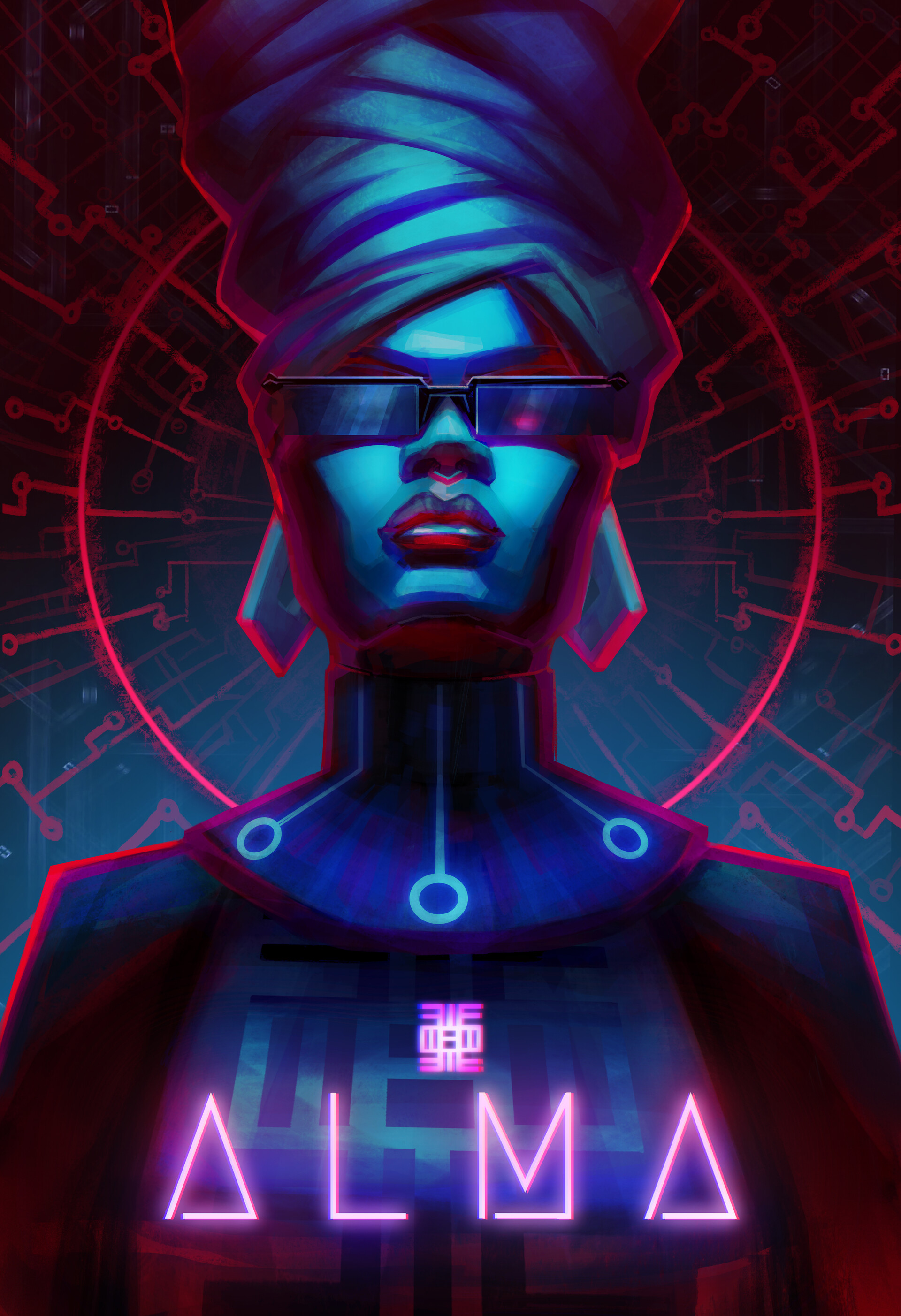 ArtStation - ALMA Poster Illustration