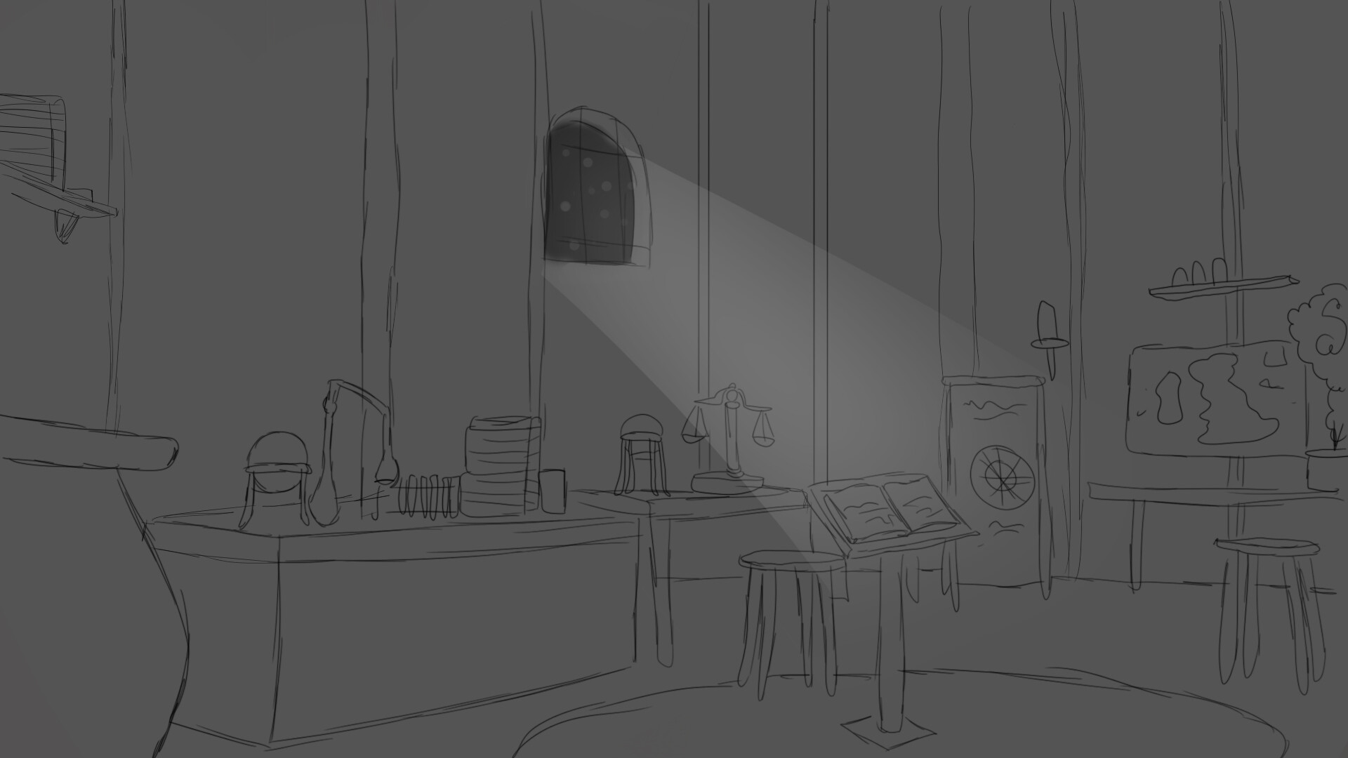 how to draw realistic backgrounds