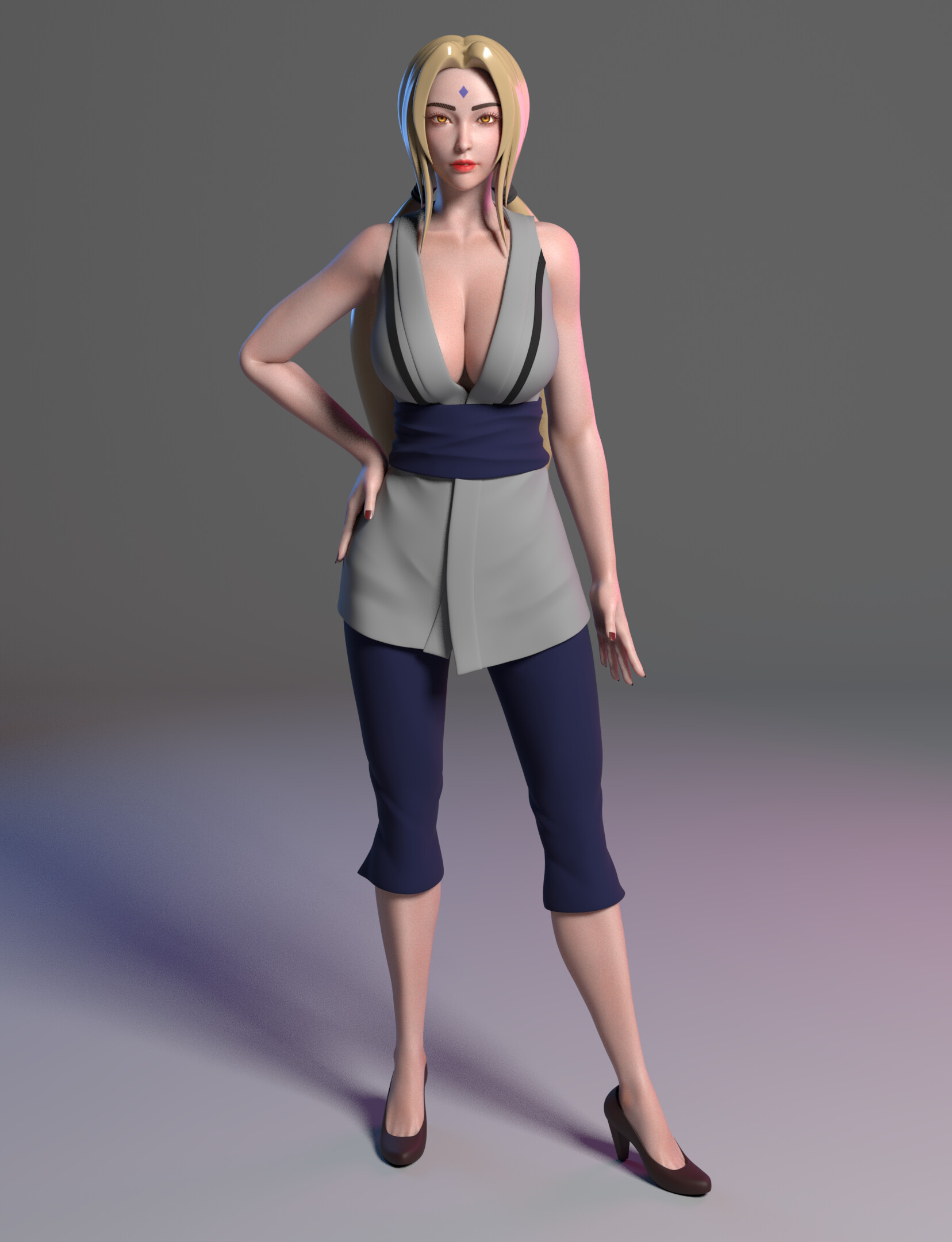 ArtStation - Tsunade_纲手欧巴桑