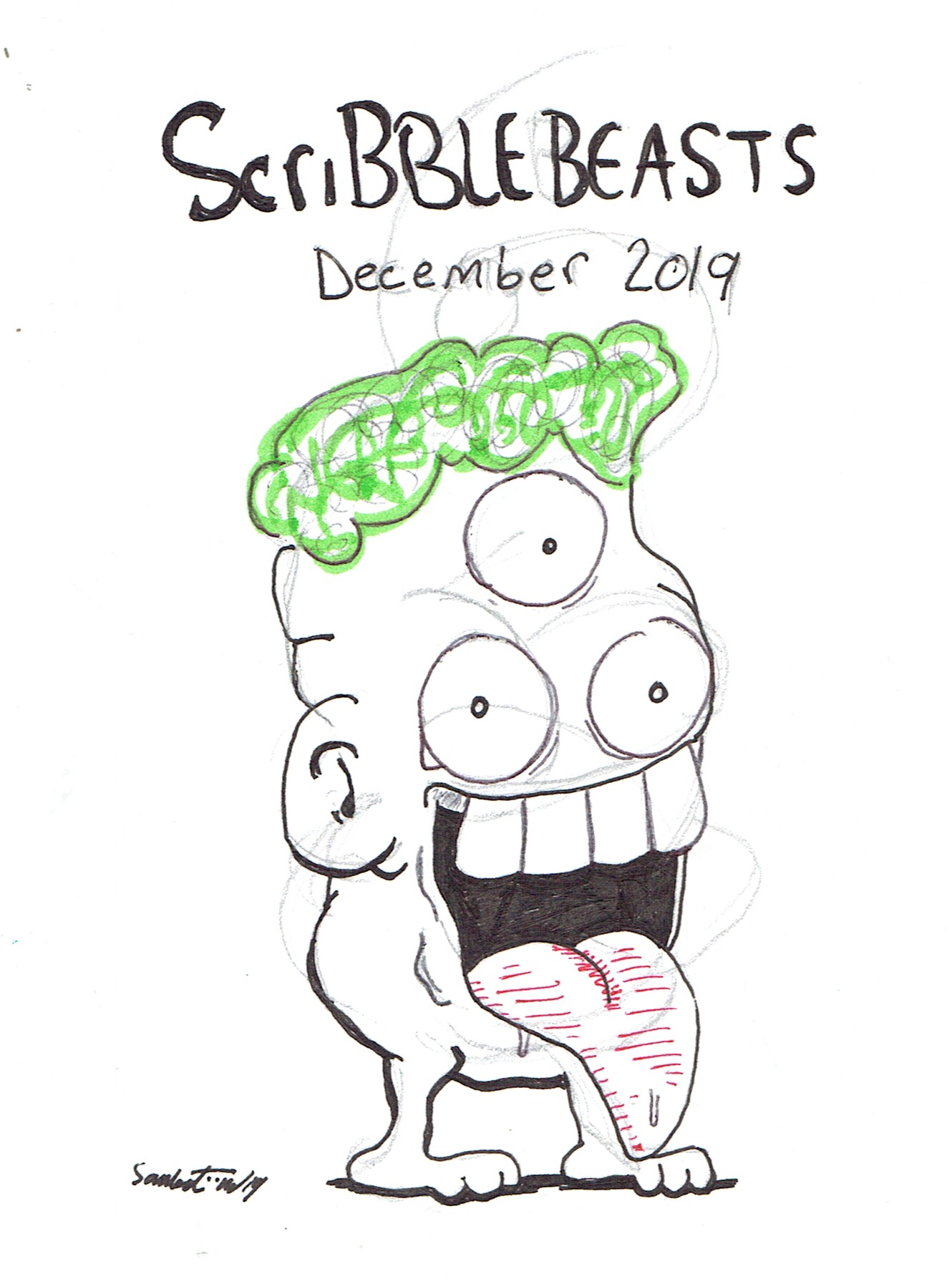 ArtStation - Scribble Beasts December 2019