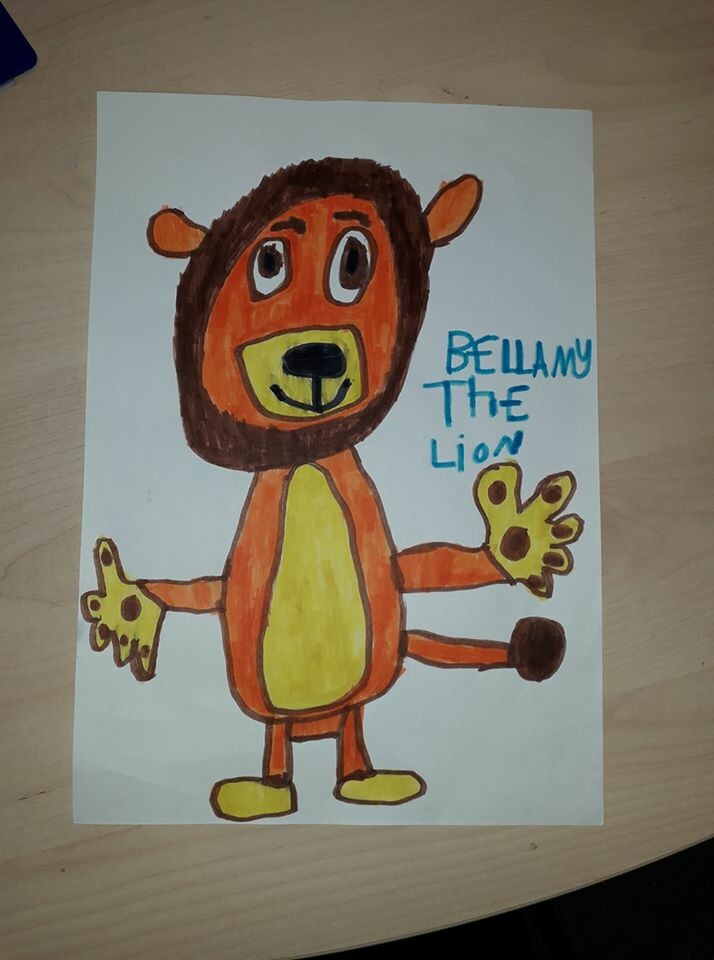 ArtStation - My Drawing Of Bellamy The Lion