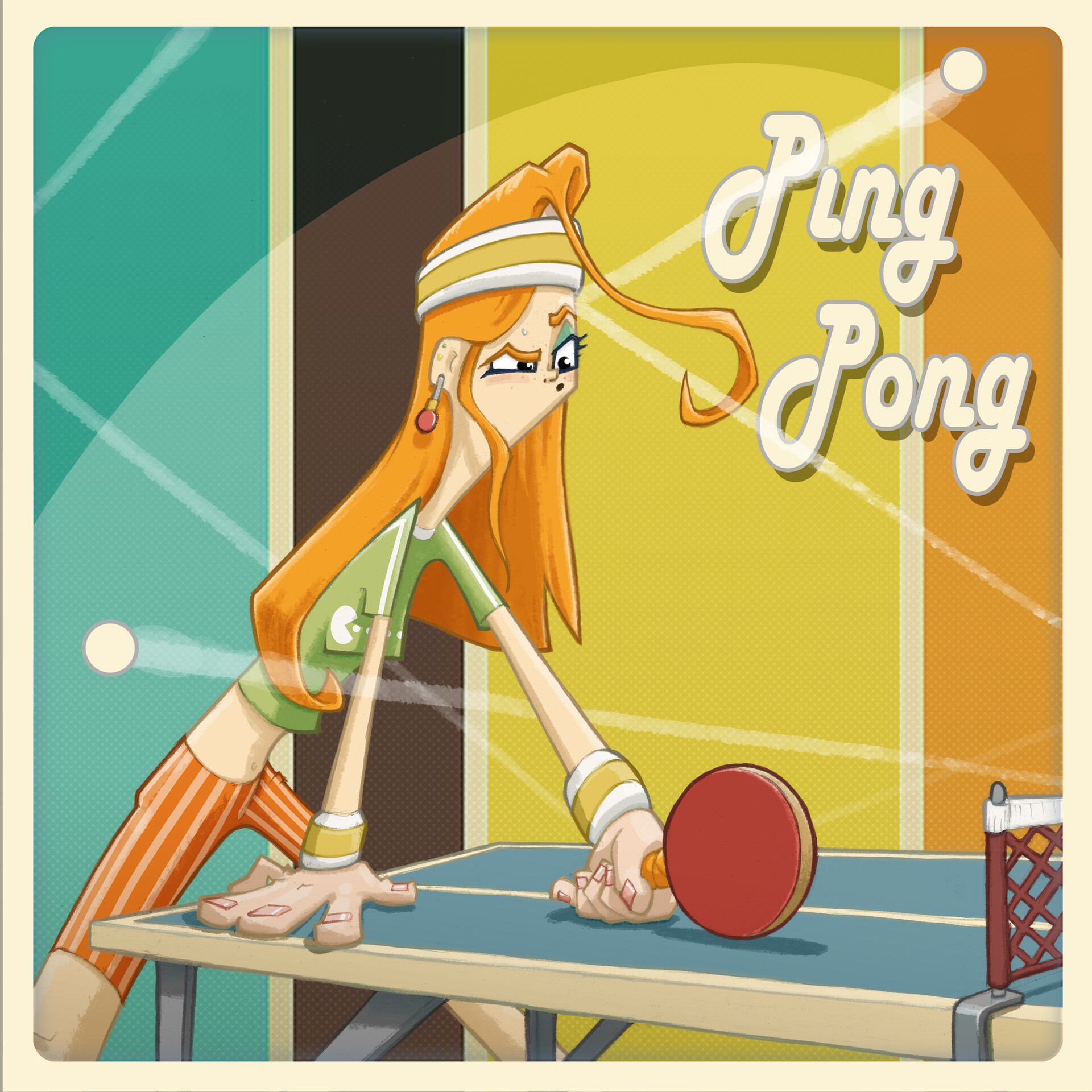 ArtStation - Ping Pong Girl