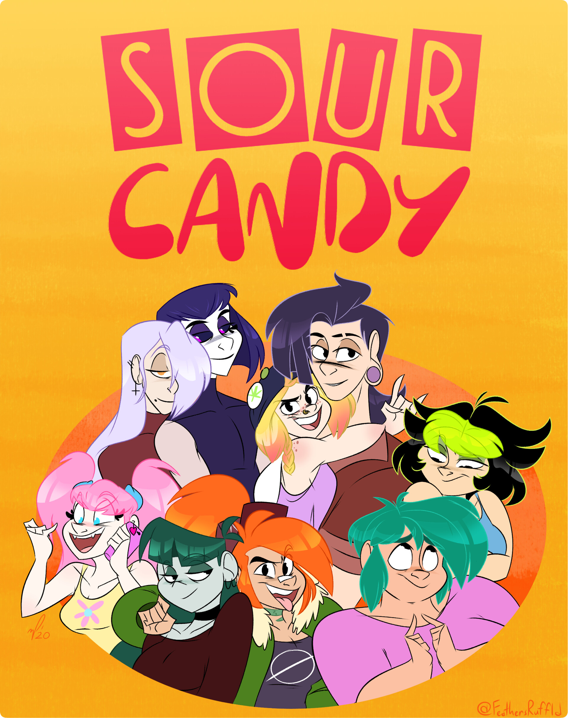 ArtStation - Sour Candy Poster 2020