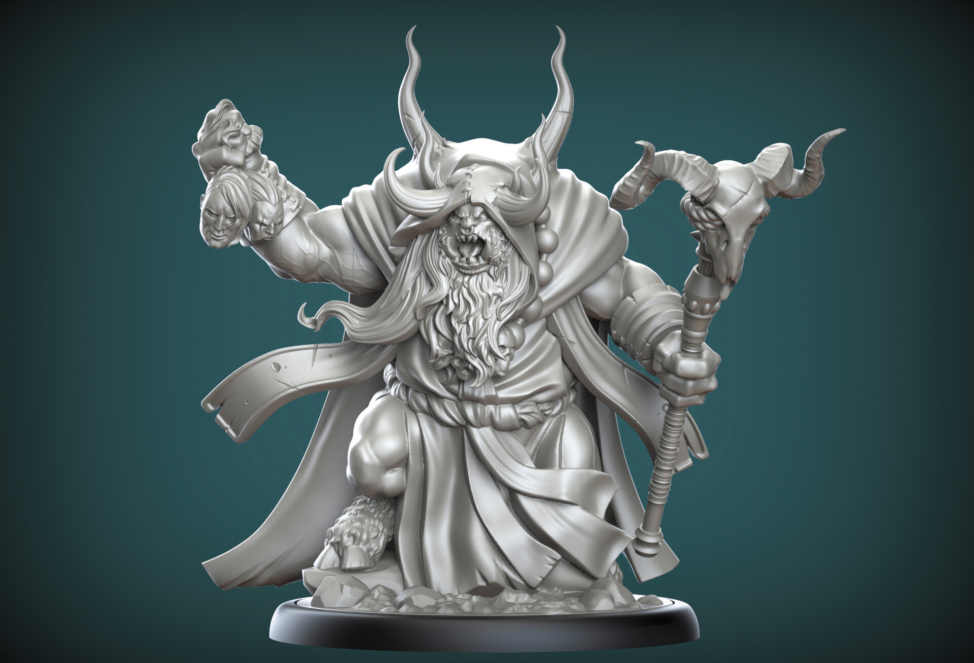 ArtStation - Warlock Minotaur - Pint N' Paint Miniatures