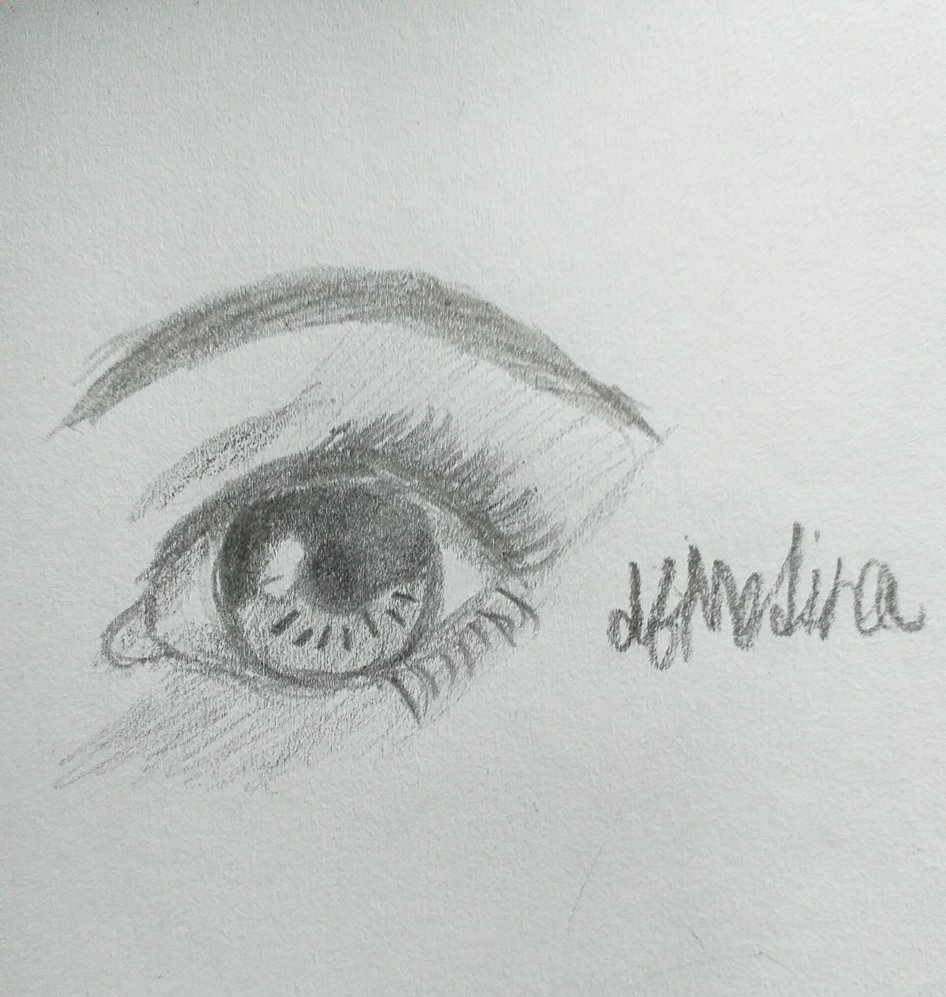 how to draw eyes semi realistic