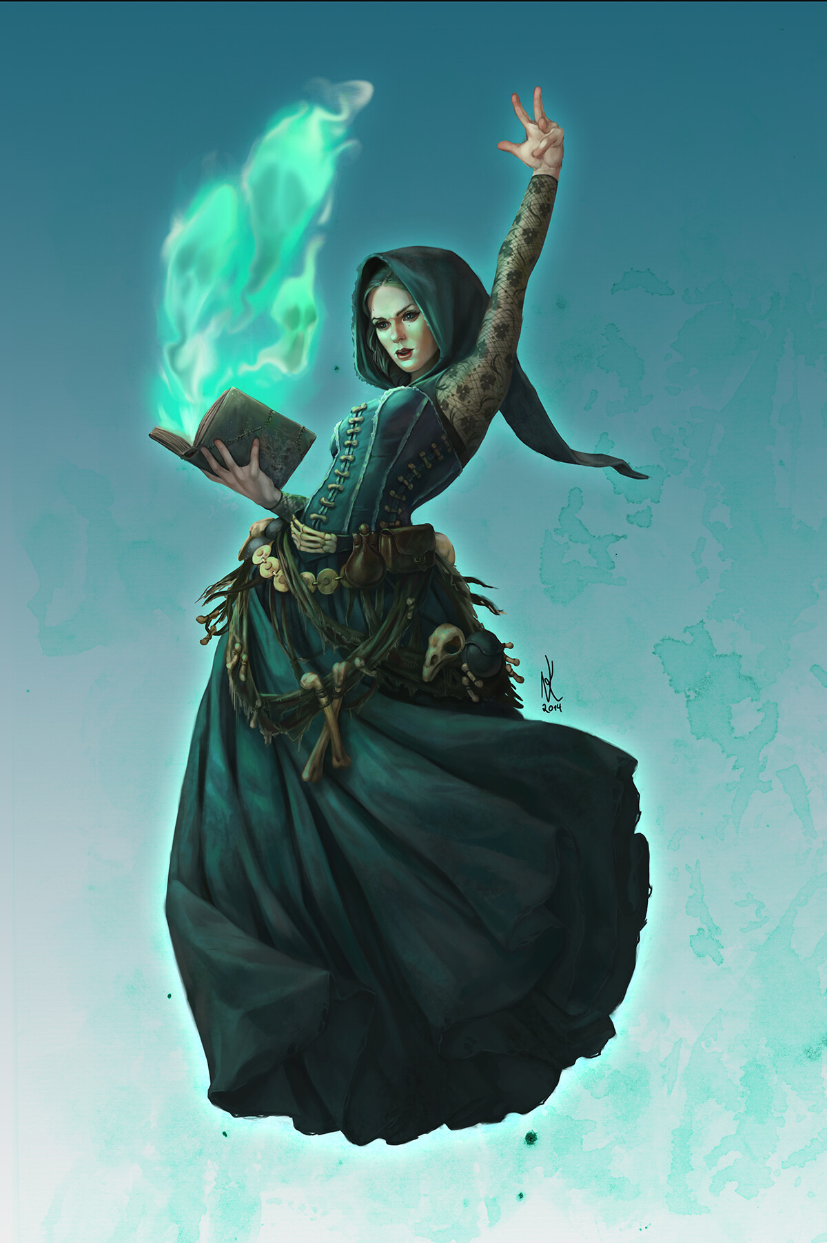 Necromancer by Nele Klumpe : r/ImaginaryWitches