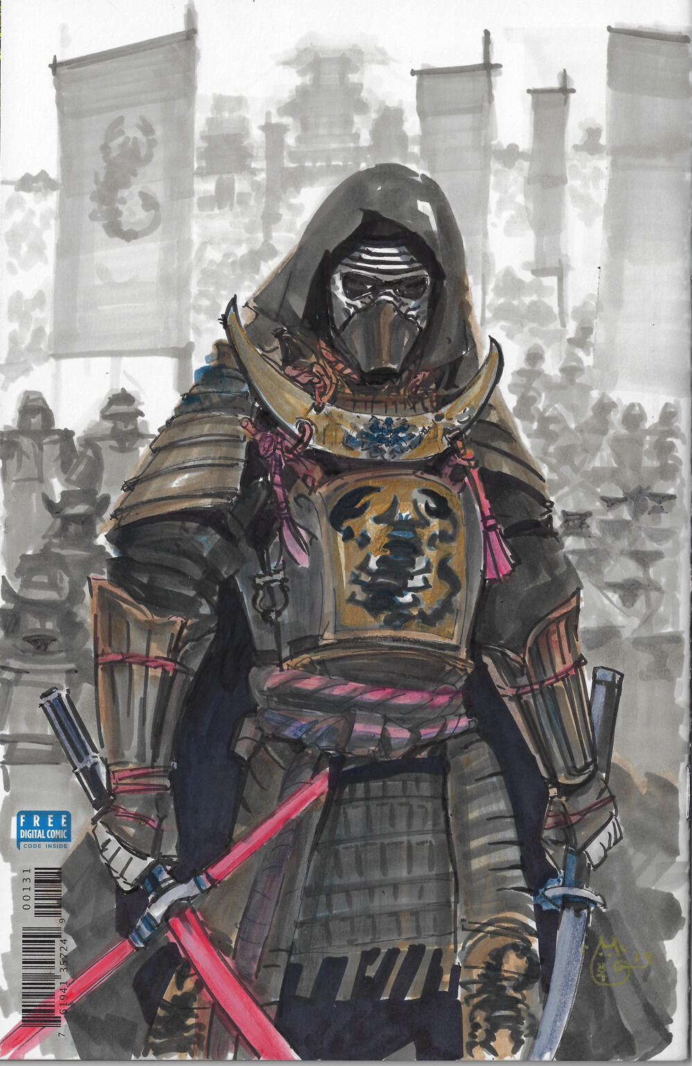 Mog Park - Samurai; Star Wars vs Justice League