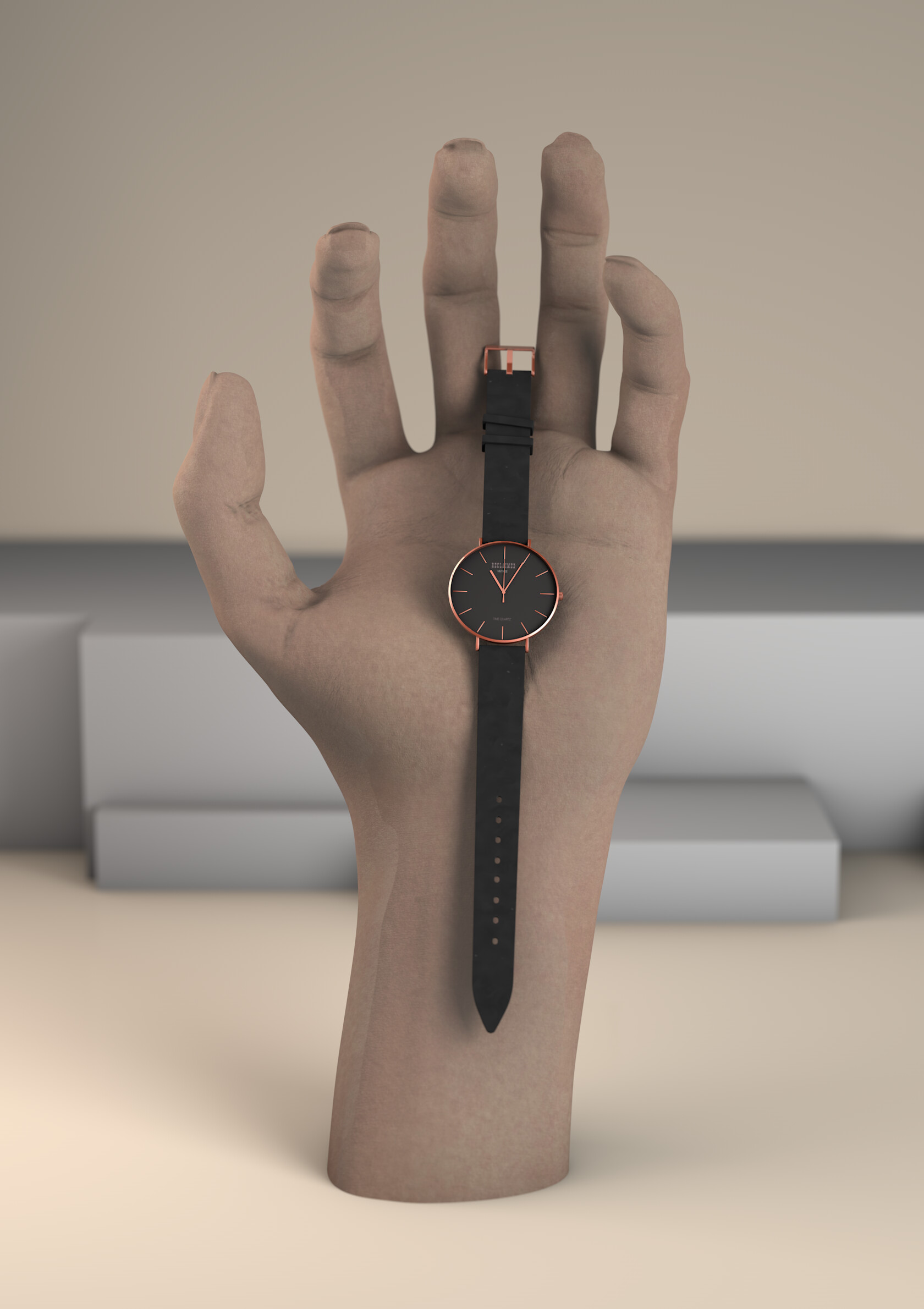 ArtStation - Journey to Photo realism - Watch and Hand