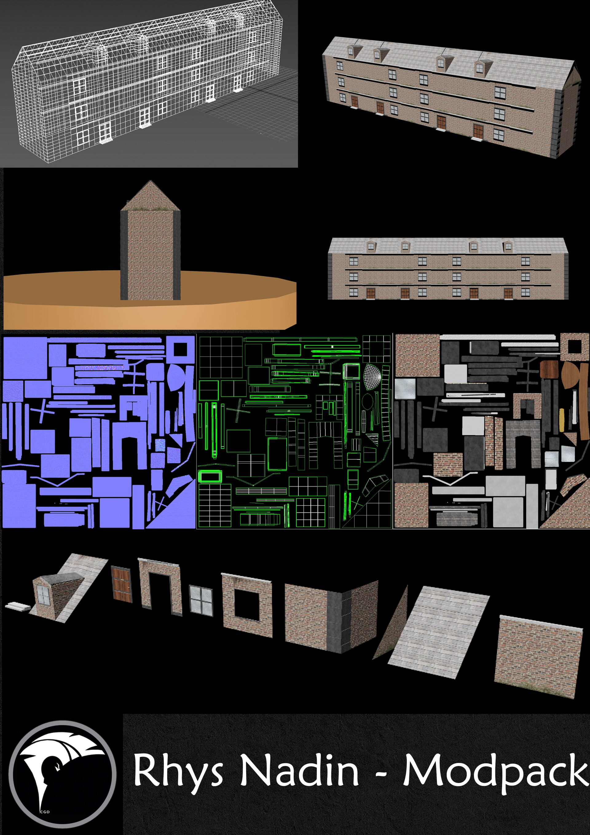 ArtStation - Modular Pack Poster - CGD Rhys Nadin