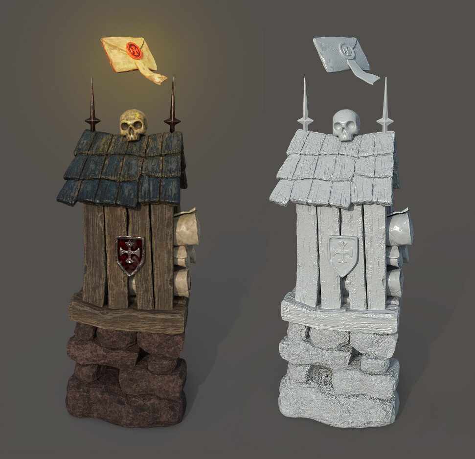 ArtStation - study (mailbox)