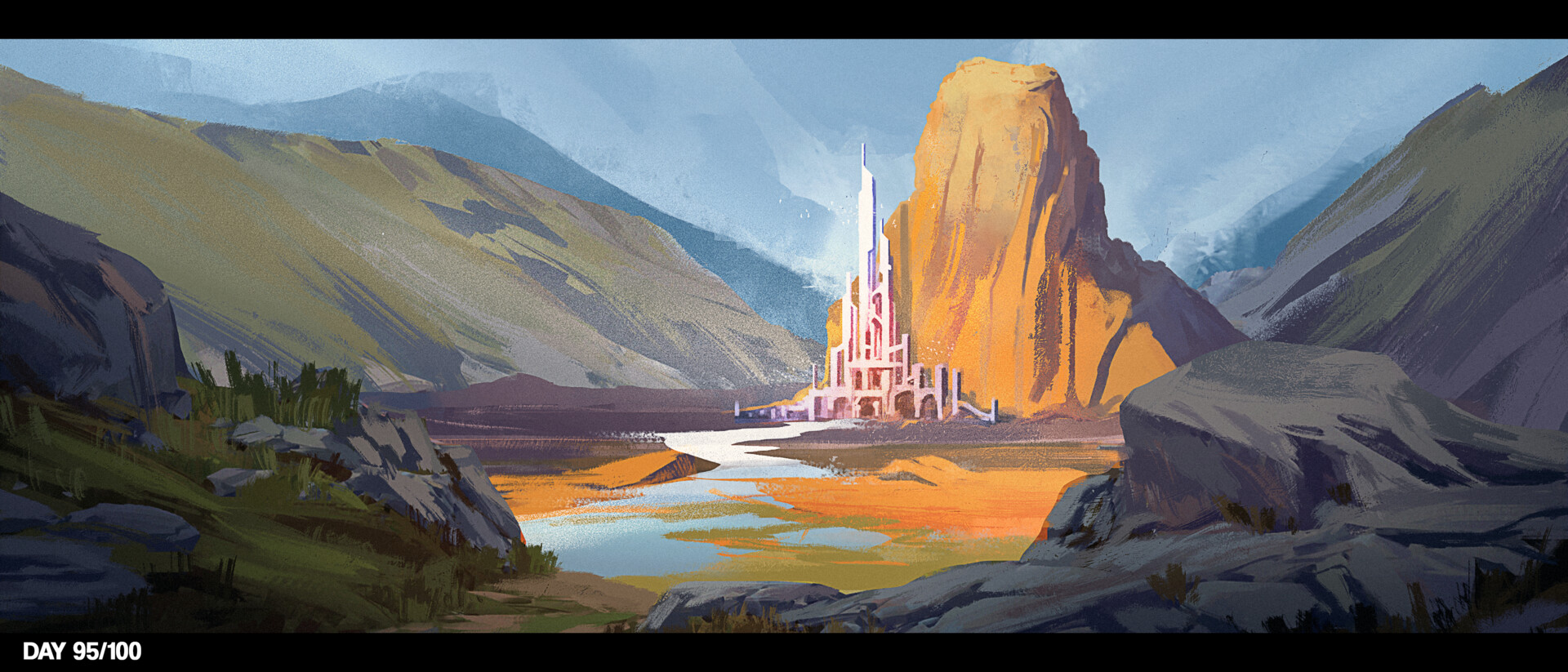ArtStation - Day 95/100- The White castle, Taha Yeasin Zaman