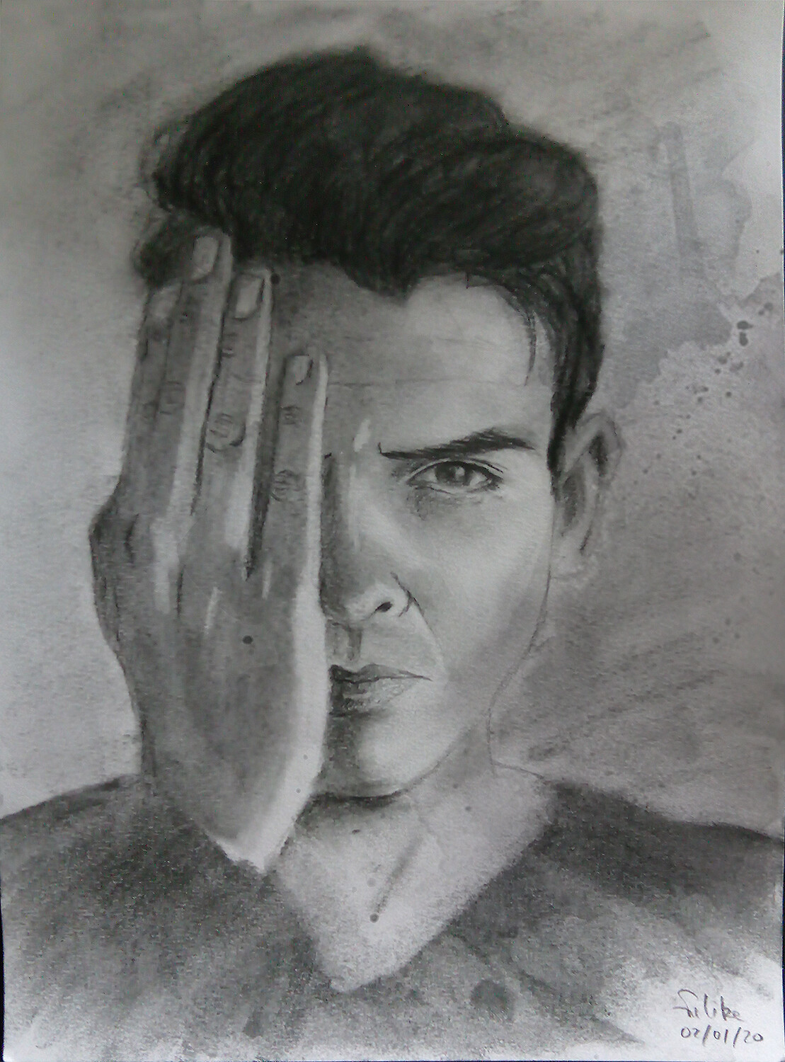 ArtStation - Self Portrait Drawing