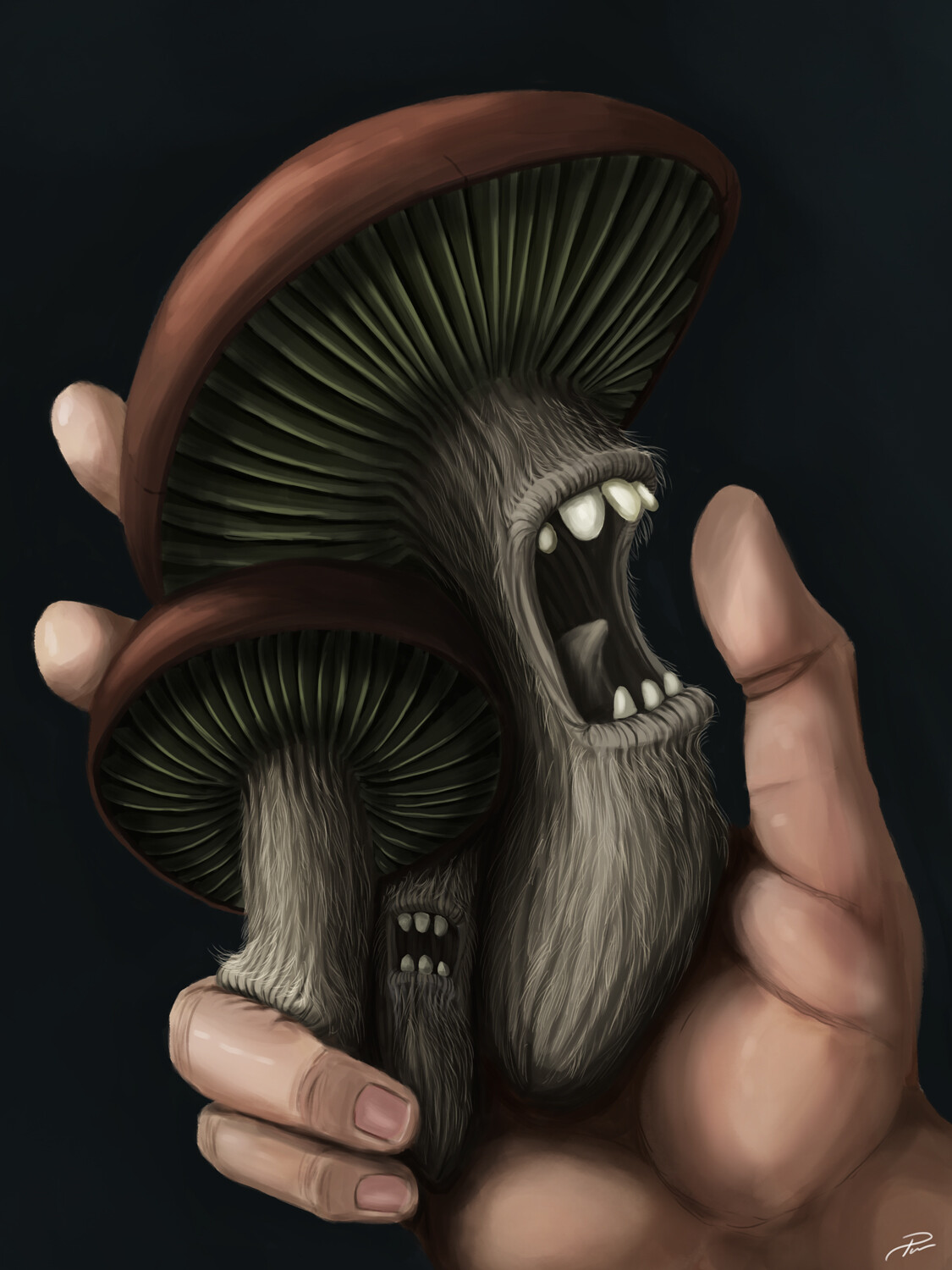 Laszlo Pinter (Las Pinter) - Hairy mushroom who bites