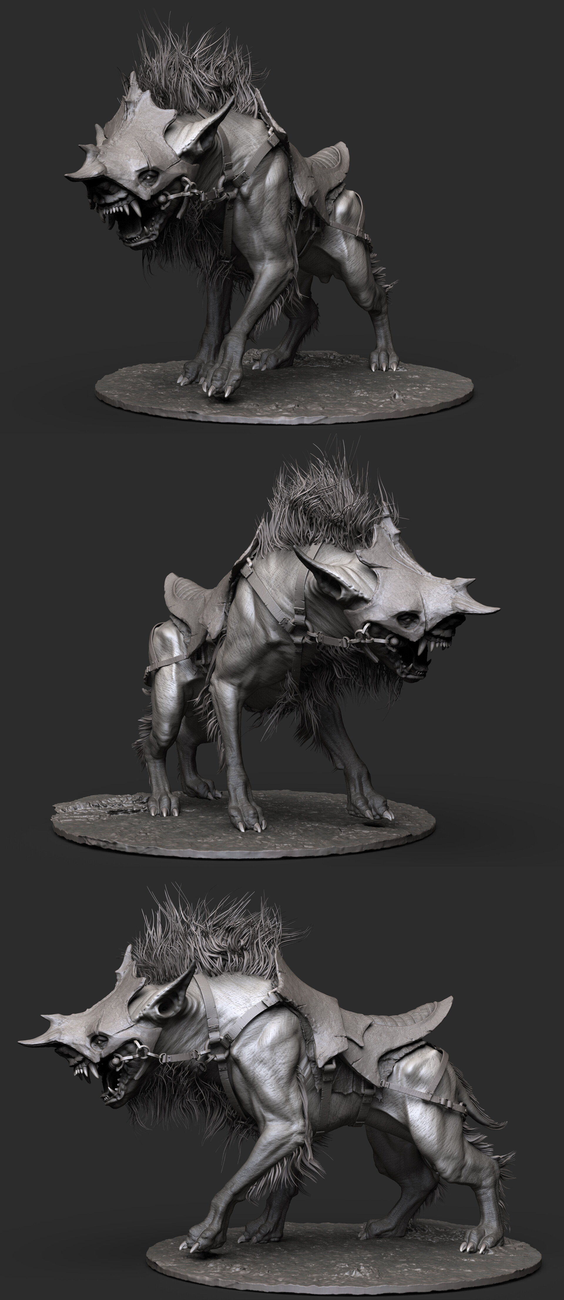 ArtStation - Battle warg
