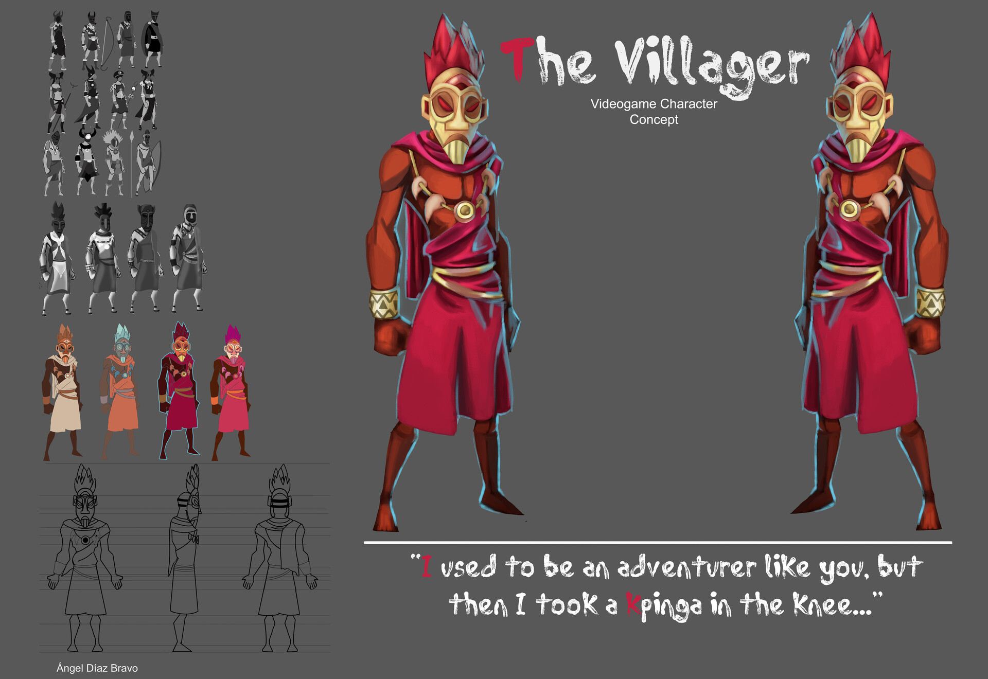 ArtStation - African villager