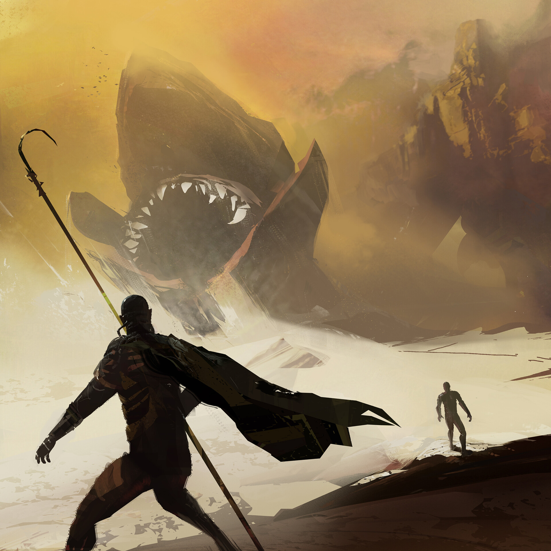 ArtStation - dune sketch, Lukasz Nowicki