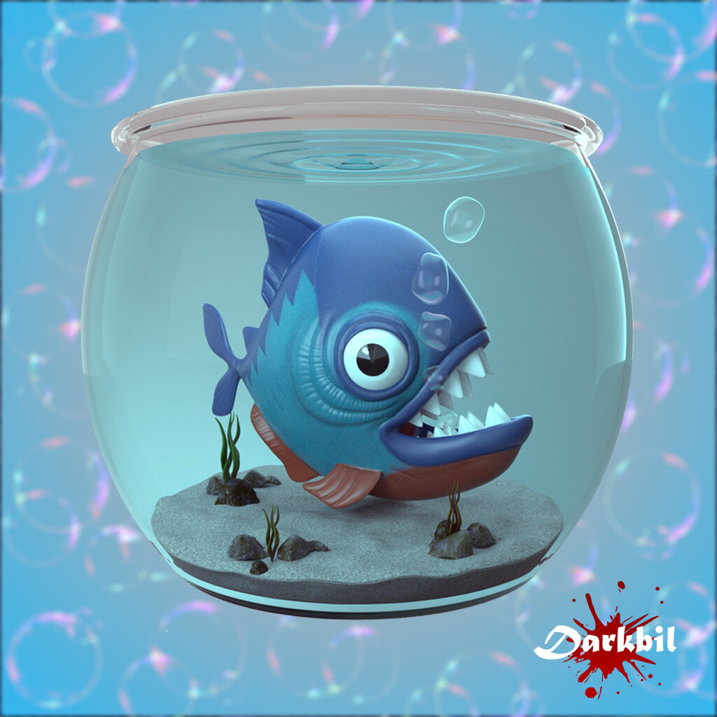 ArtStation - Piranha Cartoon