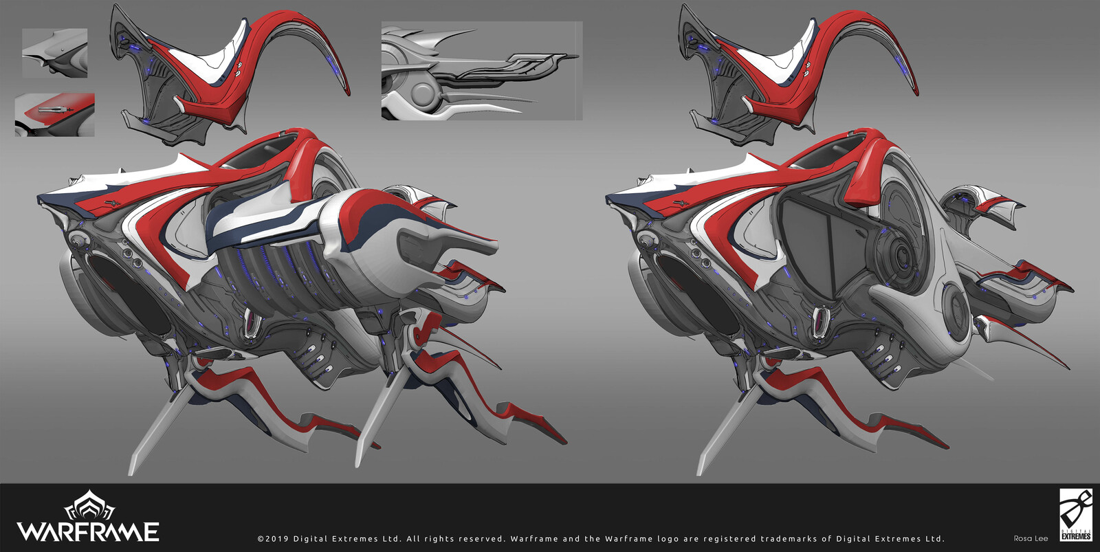Rosa (Eunche) Lee - Warframe: Railjack Ship Sungem Skin