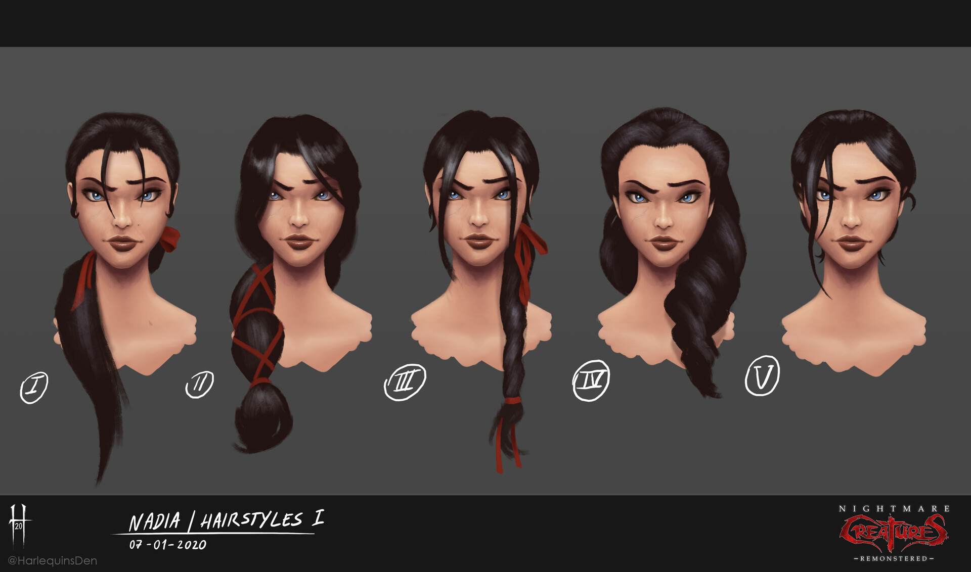 ArtStation - Nightmare Creatures - Nadia Concept Mix 1