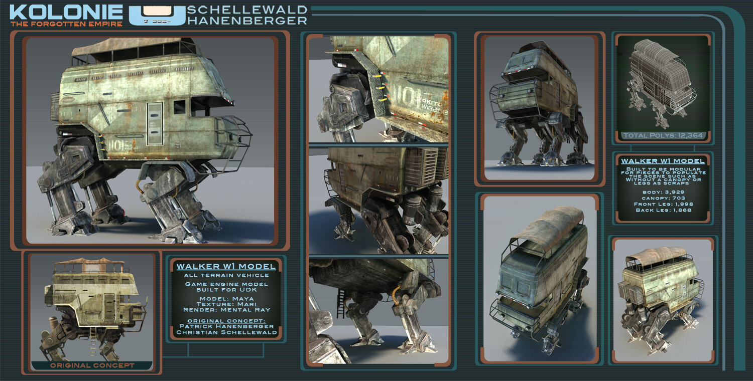 ArtStation - Walker Vehicle