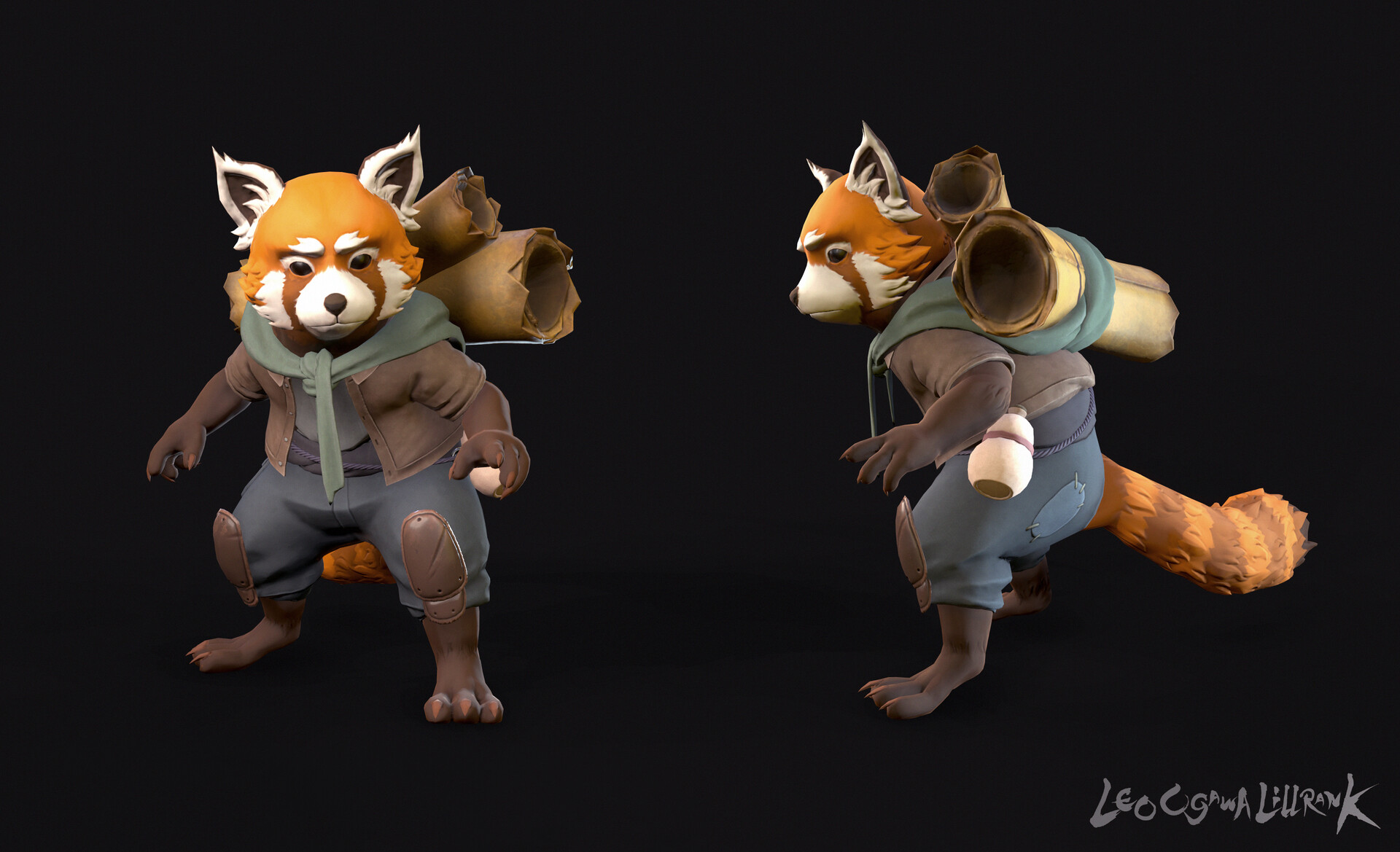 Leo Ogawa Lillrank Portfolio - Baqir | The Animation Sherpa Mascot ...