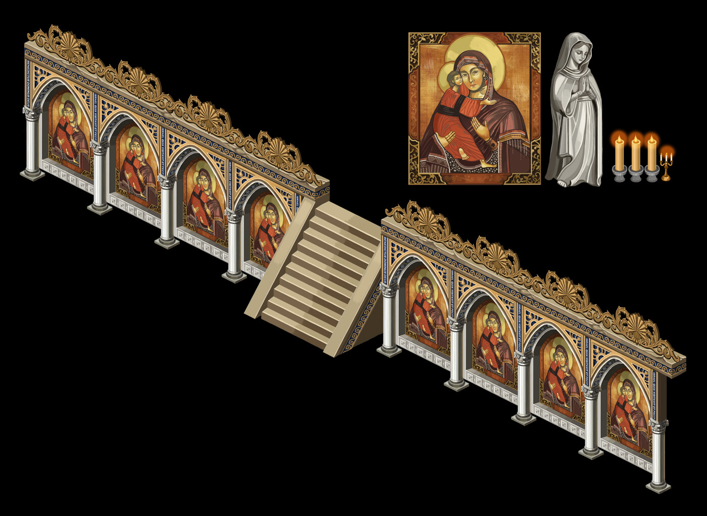 ArtStation - Cathedral stair