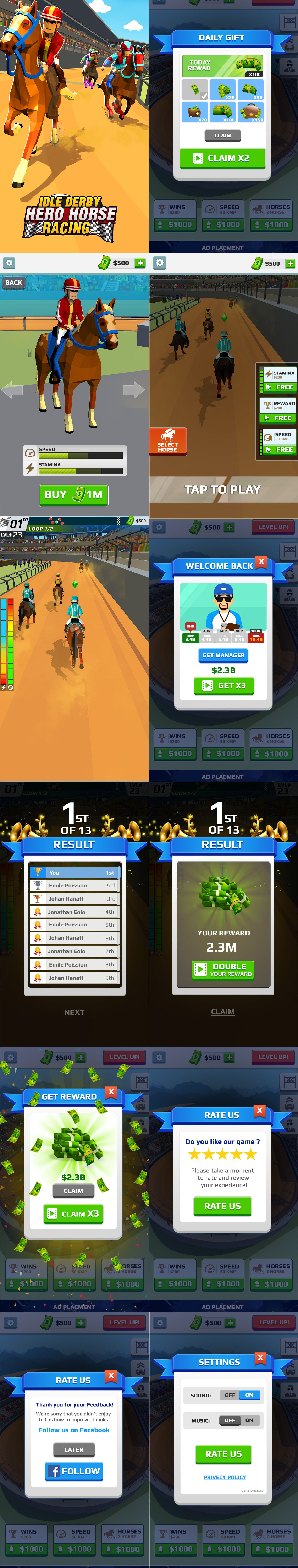 ArtStation - Idle Game UI