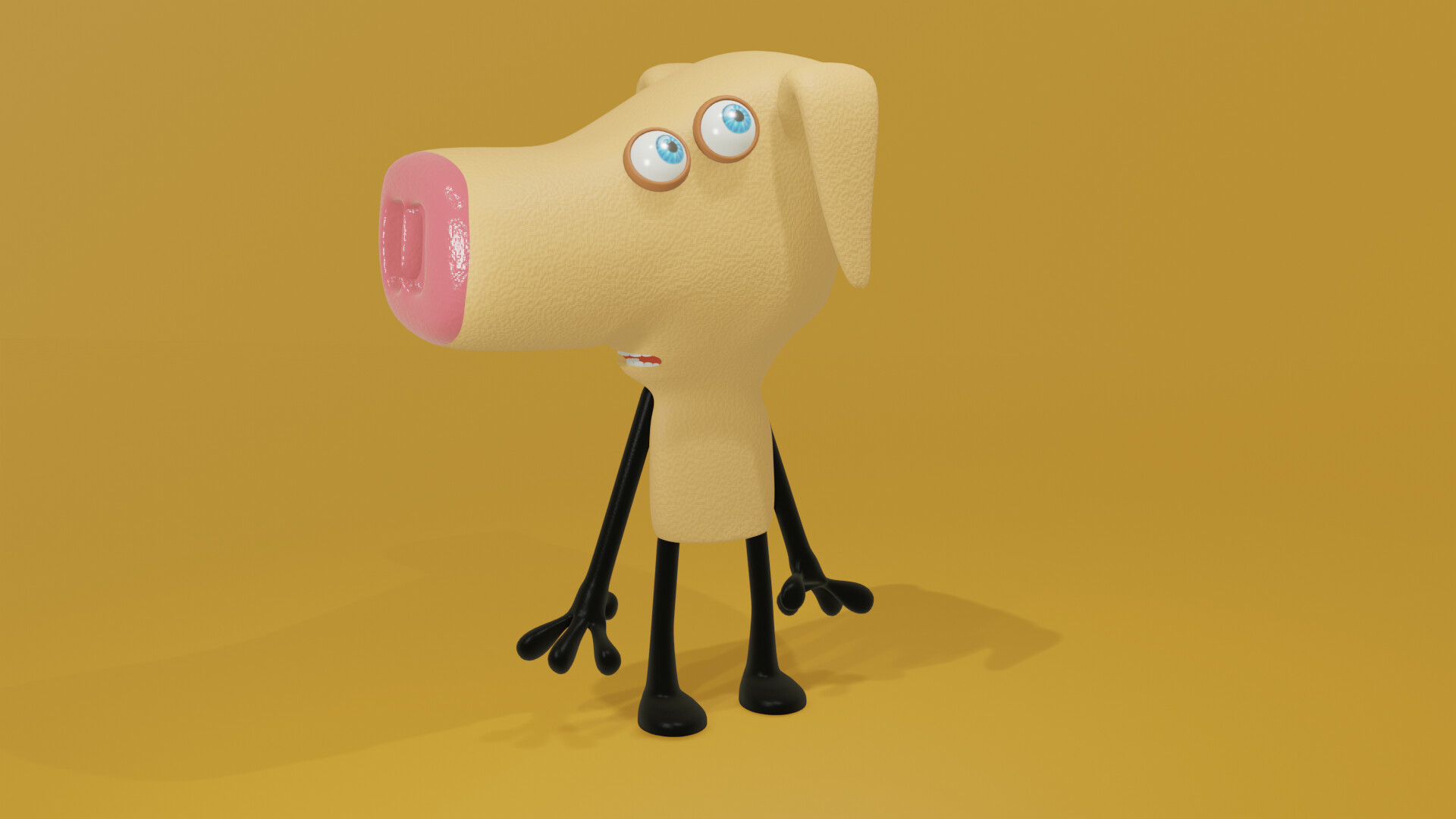 ArtStation - Piggy - 2D style model