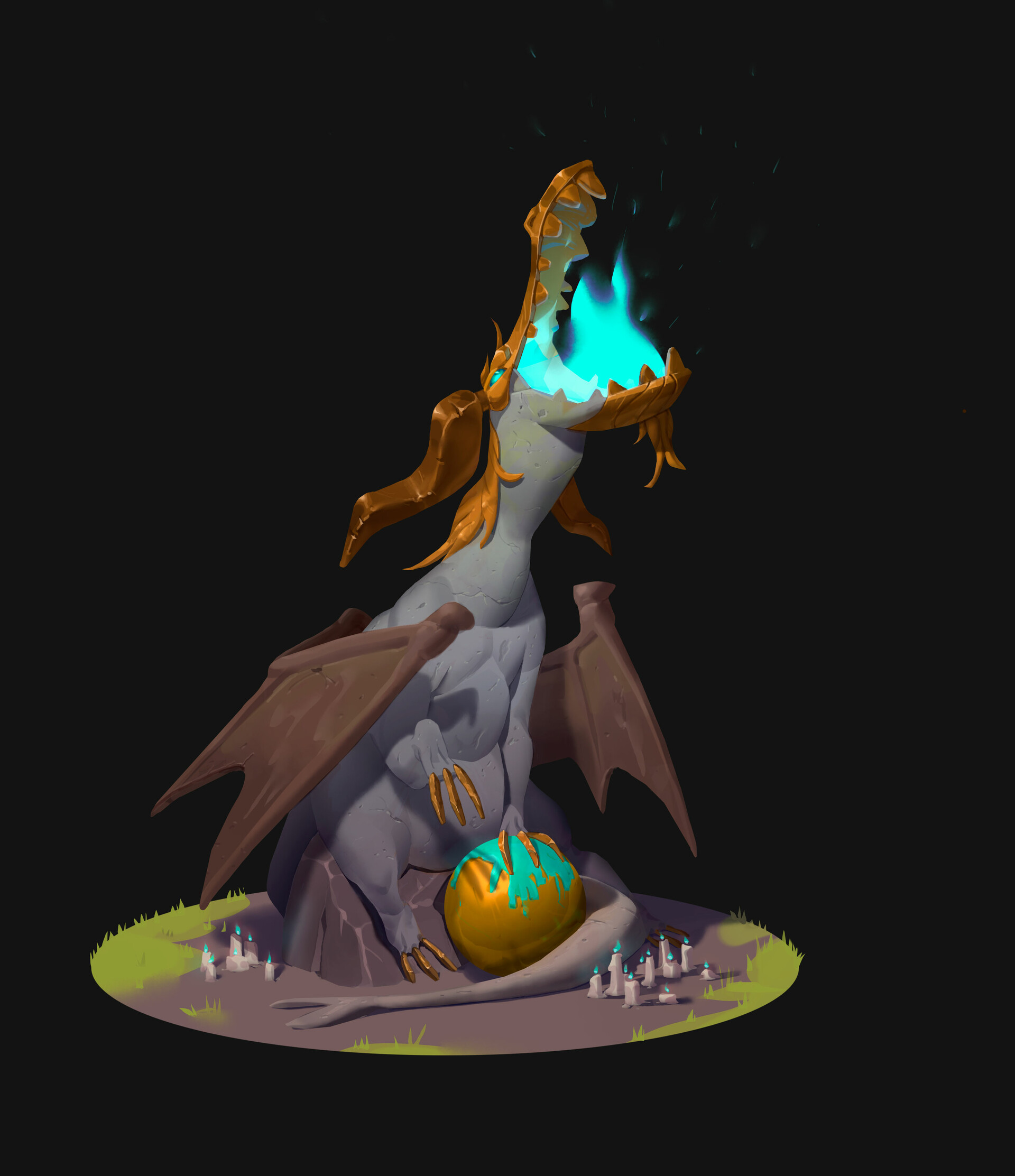 ArtStation - dragon shrine