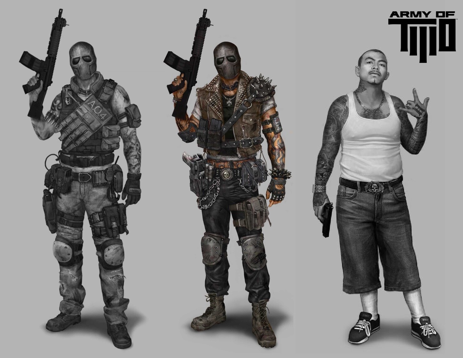 ArtStation - Army of Two design