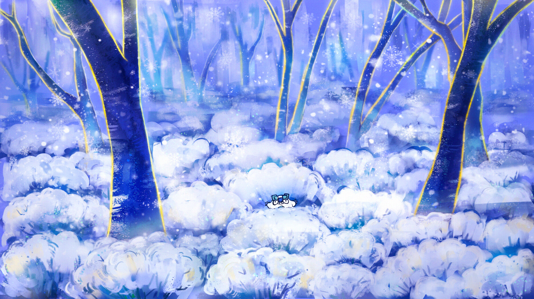 ArtStation - Winter Forest