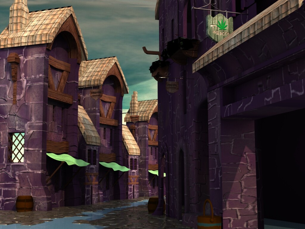 ArtStation - 3D Set Model | Classroom Competition | Maya