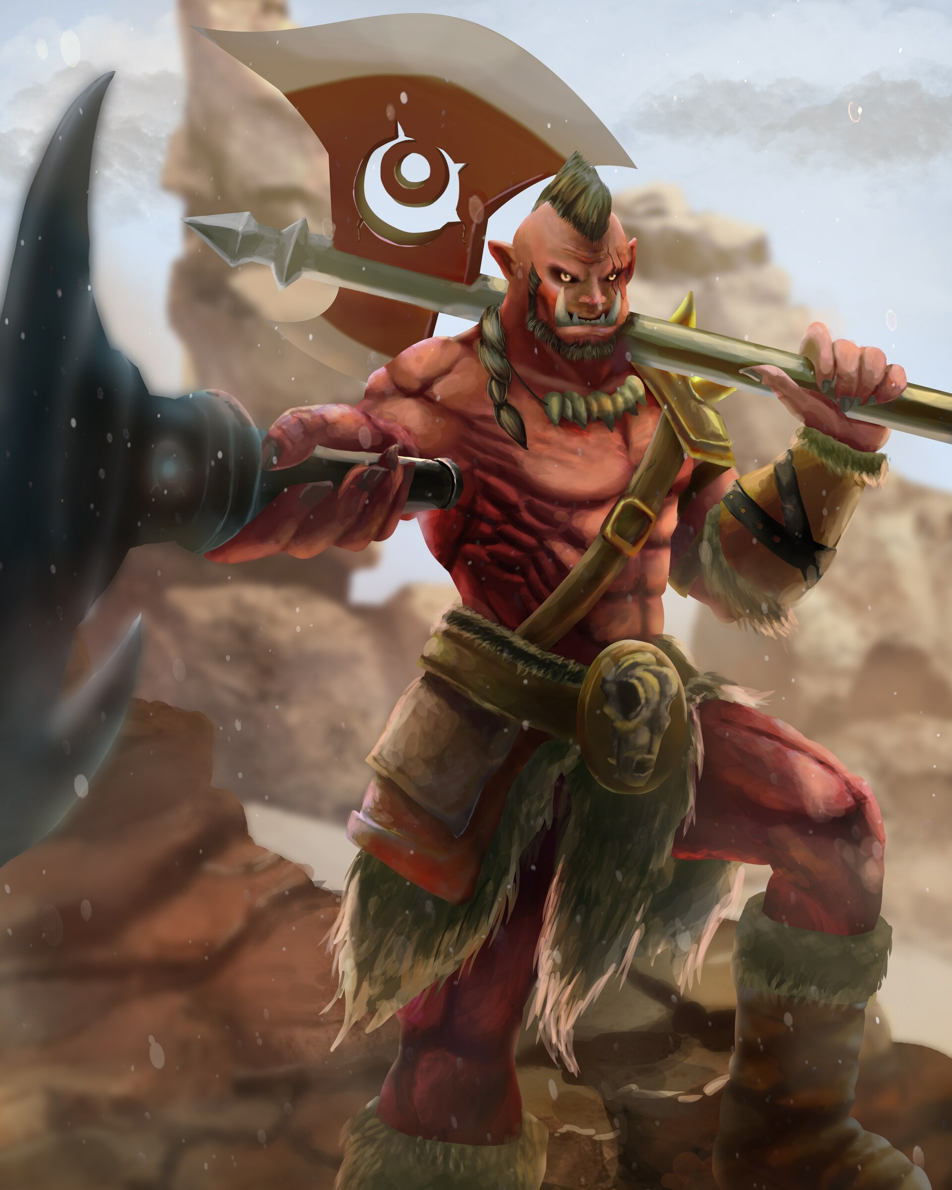 ArtStation - Orc Warrior