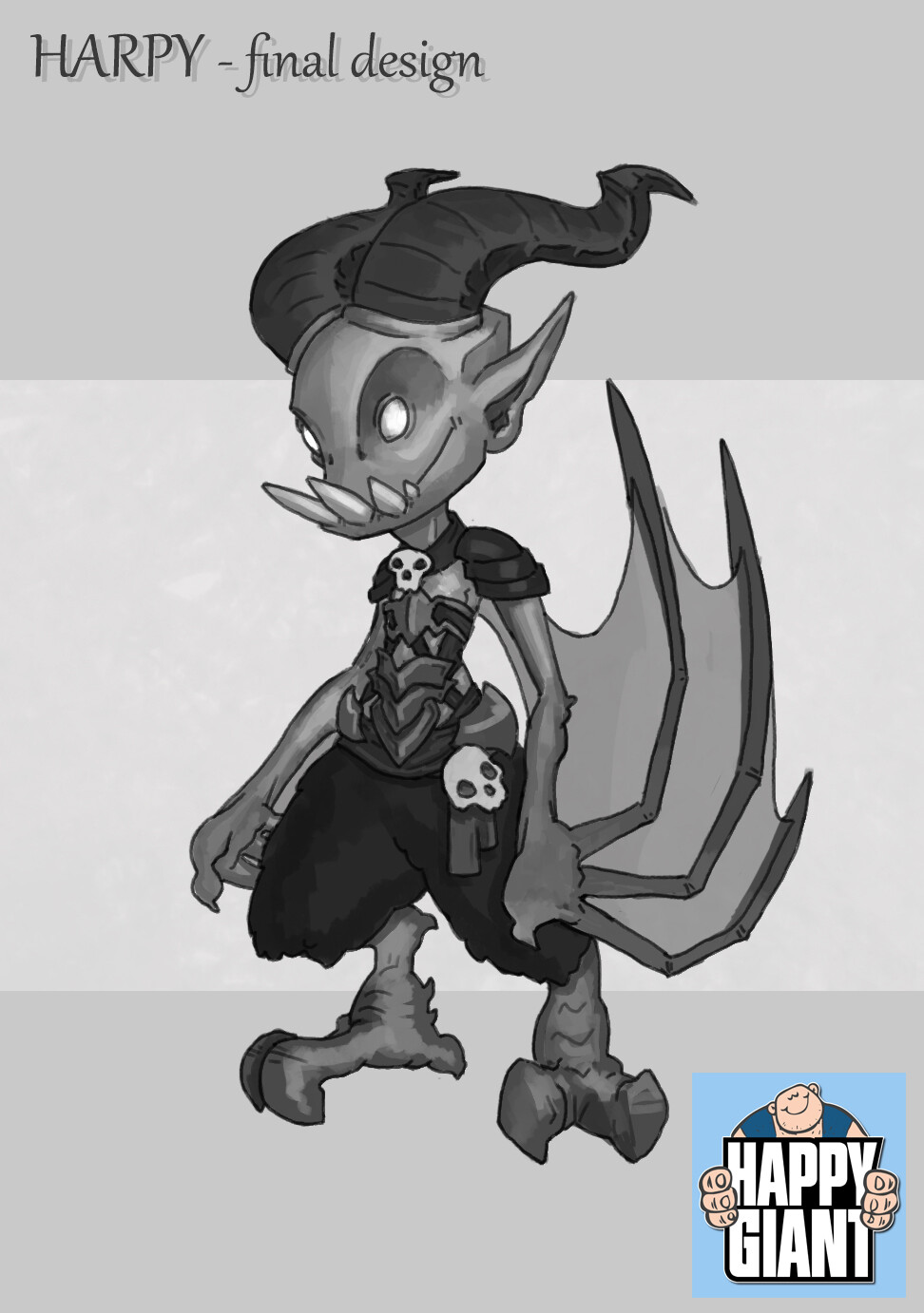 Evan Yovaisis - Cute vs Chaos - Harpy Concept (Happy Giant)