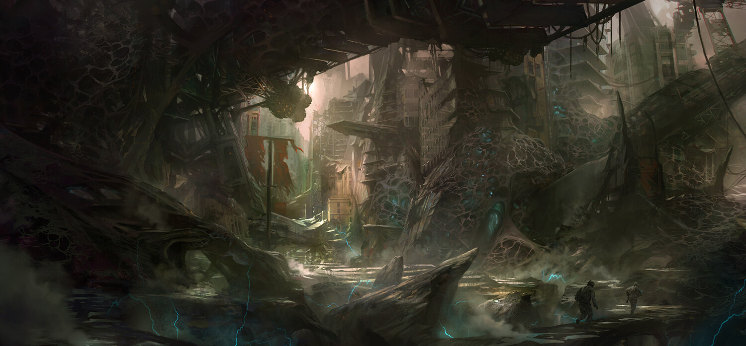 ArtStation - Infested apocalyptic city