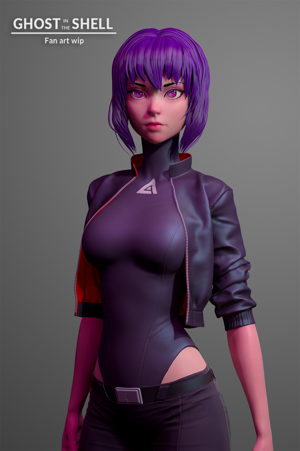 ArtStation - Ghost in the shell WIP