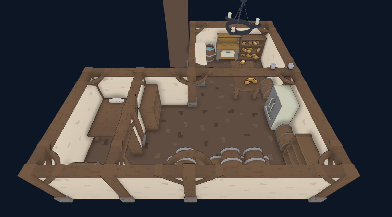 ArtStation - Medieval Bakery Room